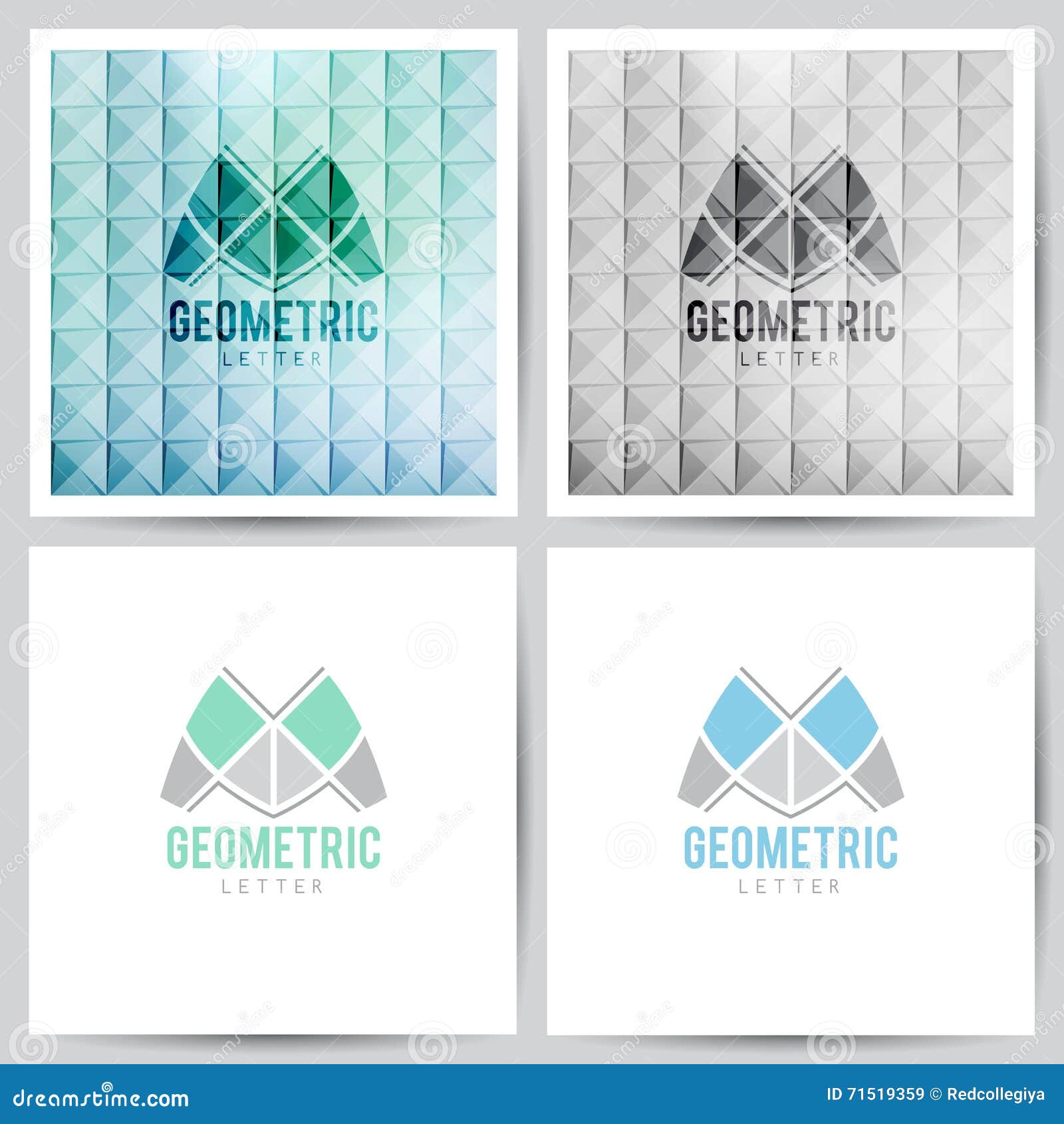 Vector geometric logo stock vector. Illustration of geometric - 71519359