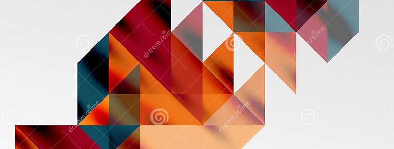 Vector Geometric Modern Tech Abstract Background Stock Vector ...
