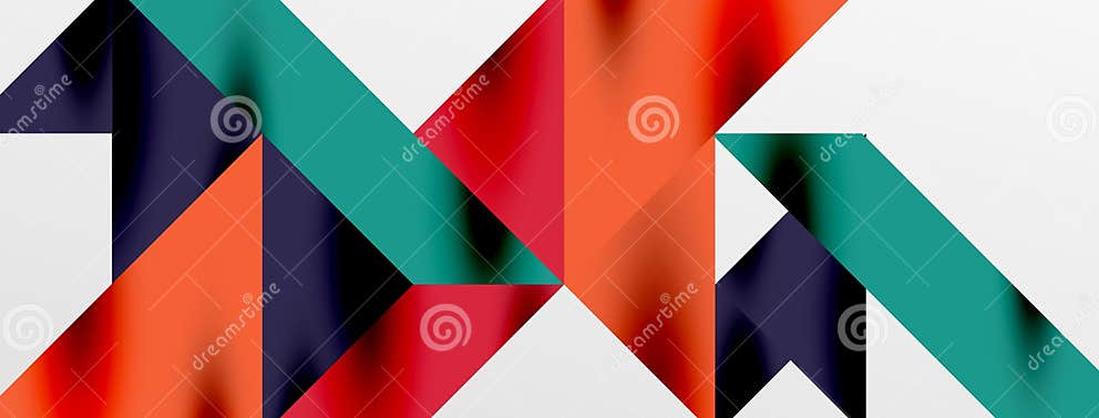 Vector Geometric Modern Tech Abstract Background Stock Vector ...