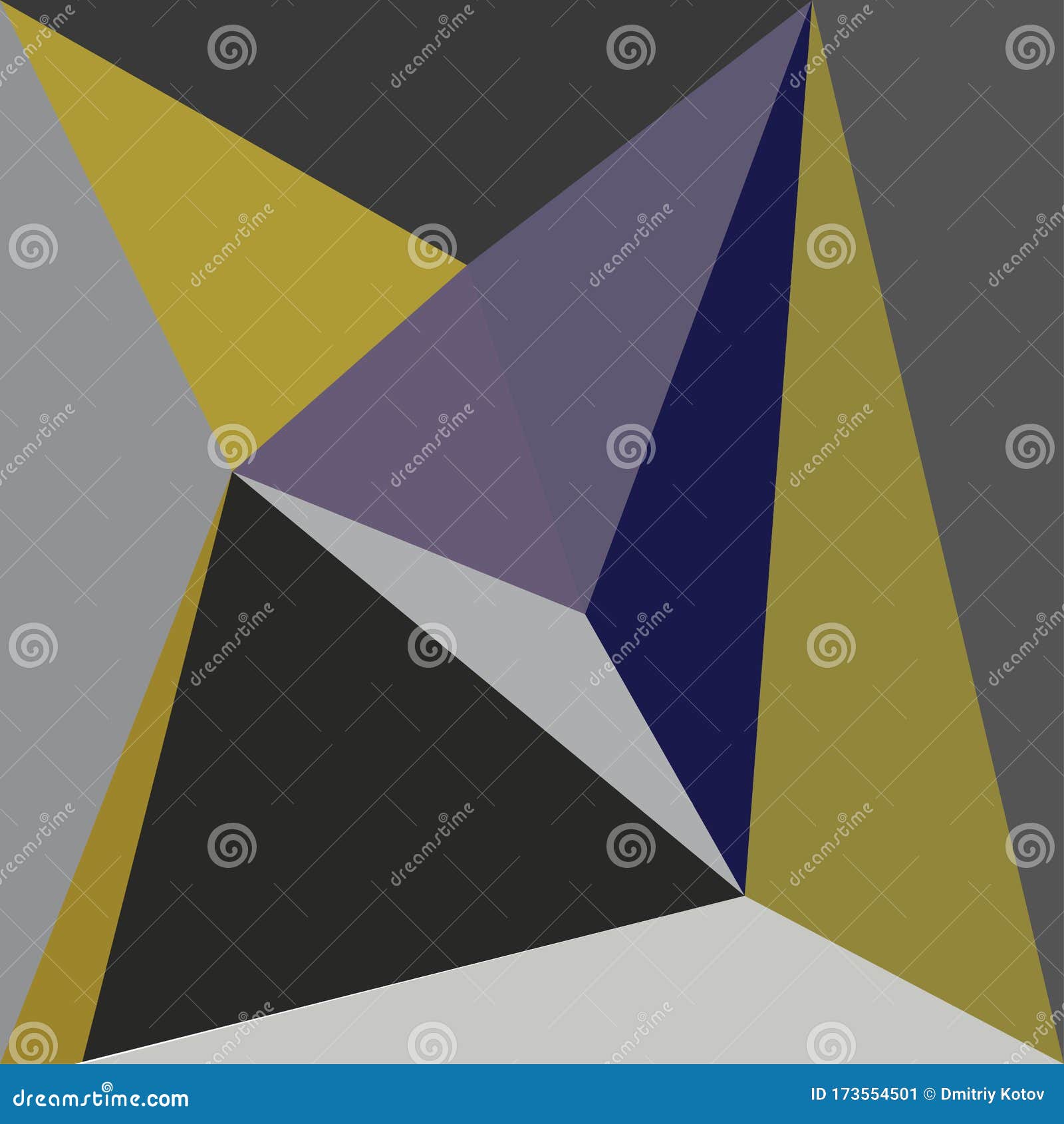 Abstract Vector Pattern Geometric Triangle Mosaic Background Stock ...