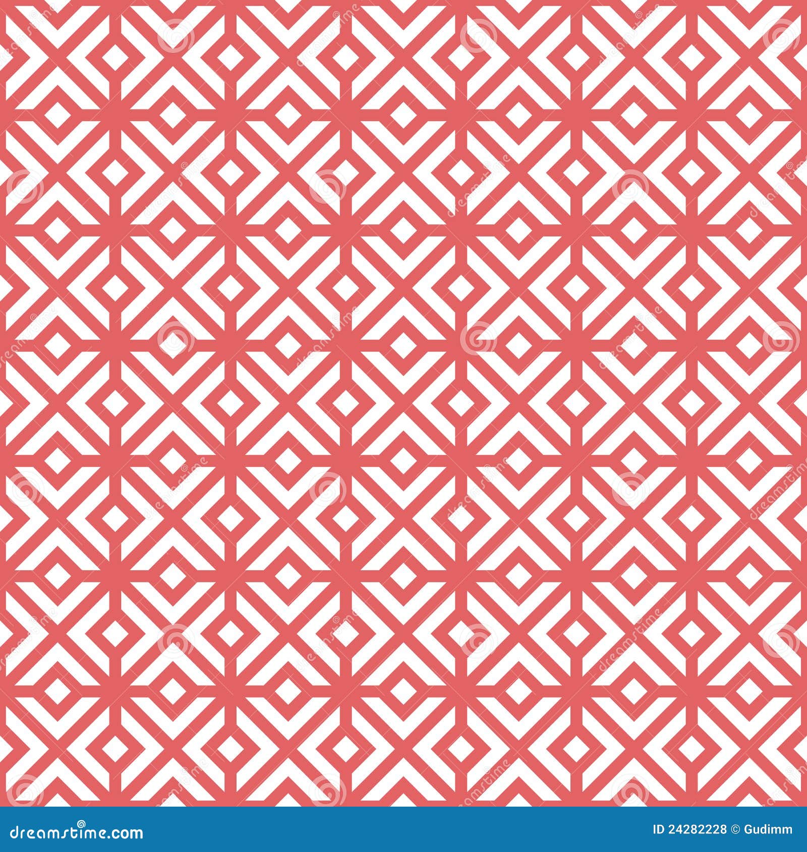 Vector Geometric Seamless Pattern Stock Vector - Illustration of design ...