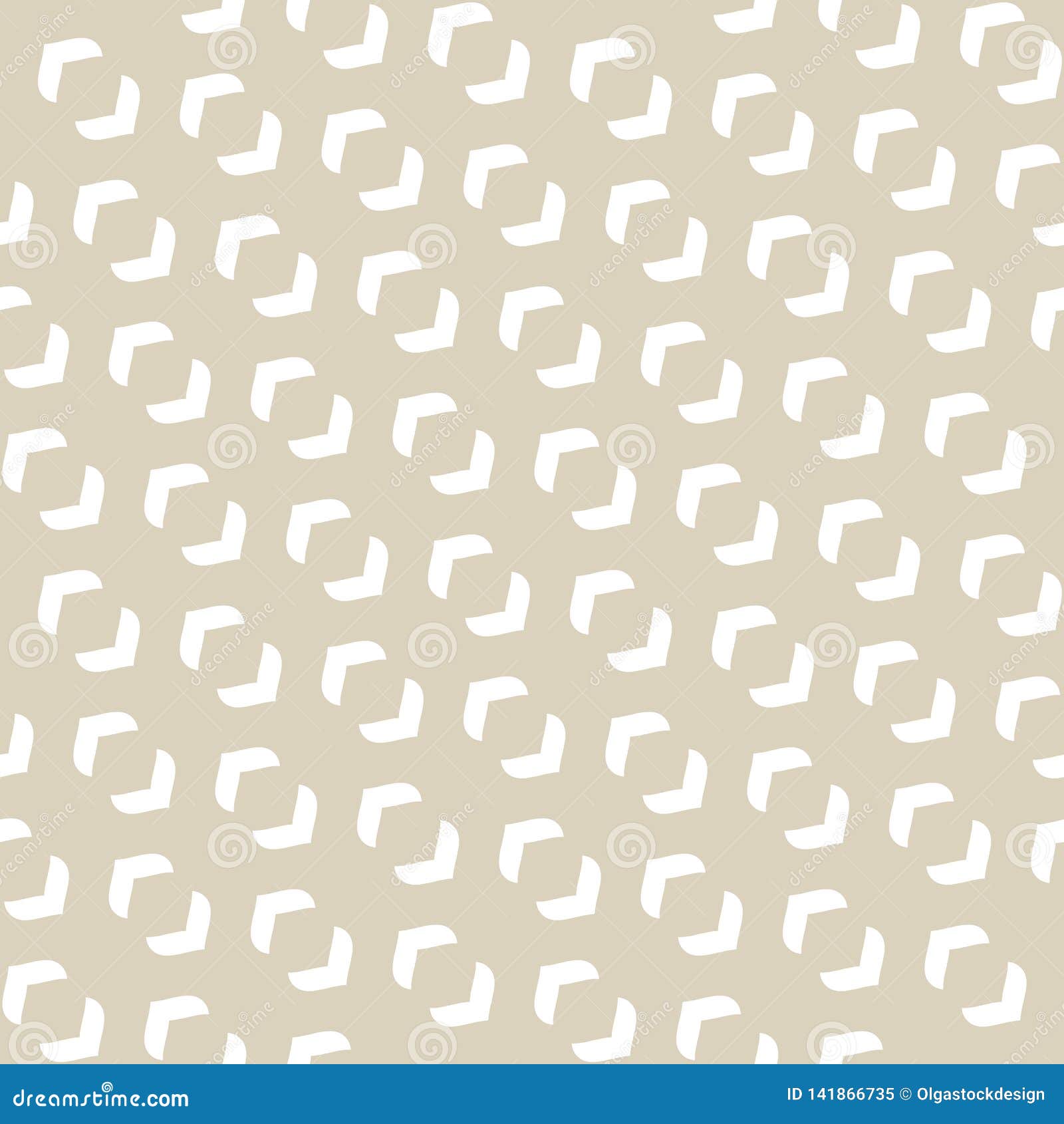 Vector Geometric Seamless Pattern with Curved Arch Shapes. White and ...