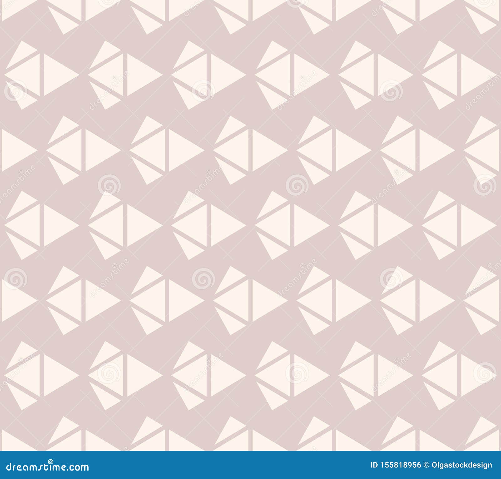 Vector Geometric Seamless Pattern with Diamonds in Soft Pink and Beige ...