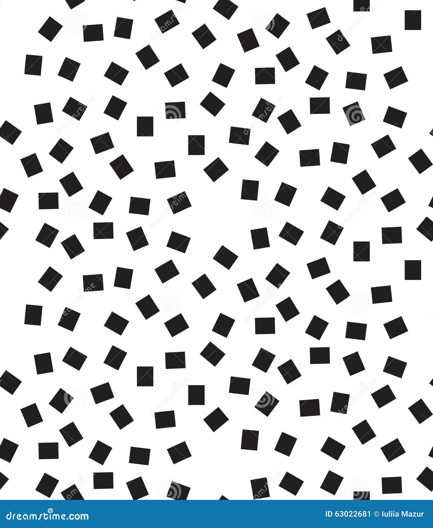 Vector Geometric Seamless Pattern. Modern Square, Dots Texture Stock ...