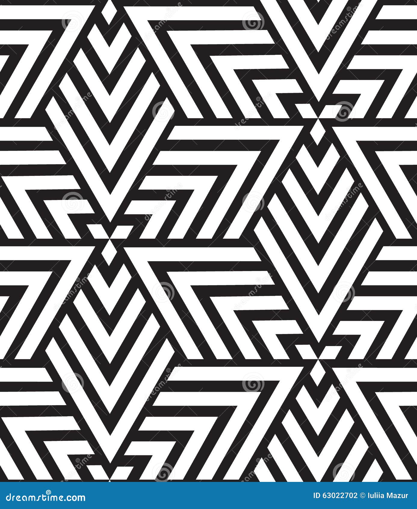 Vector Geometric Seamless Pattern. Modern Triangle Texture, Repeating ...