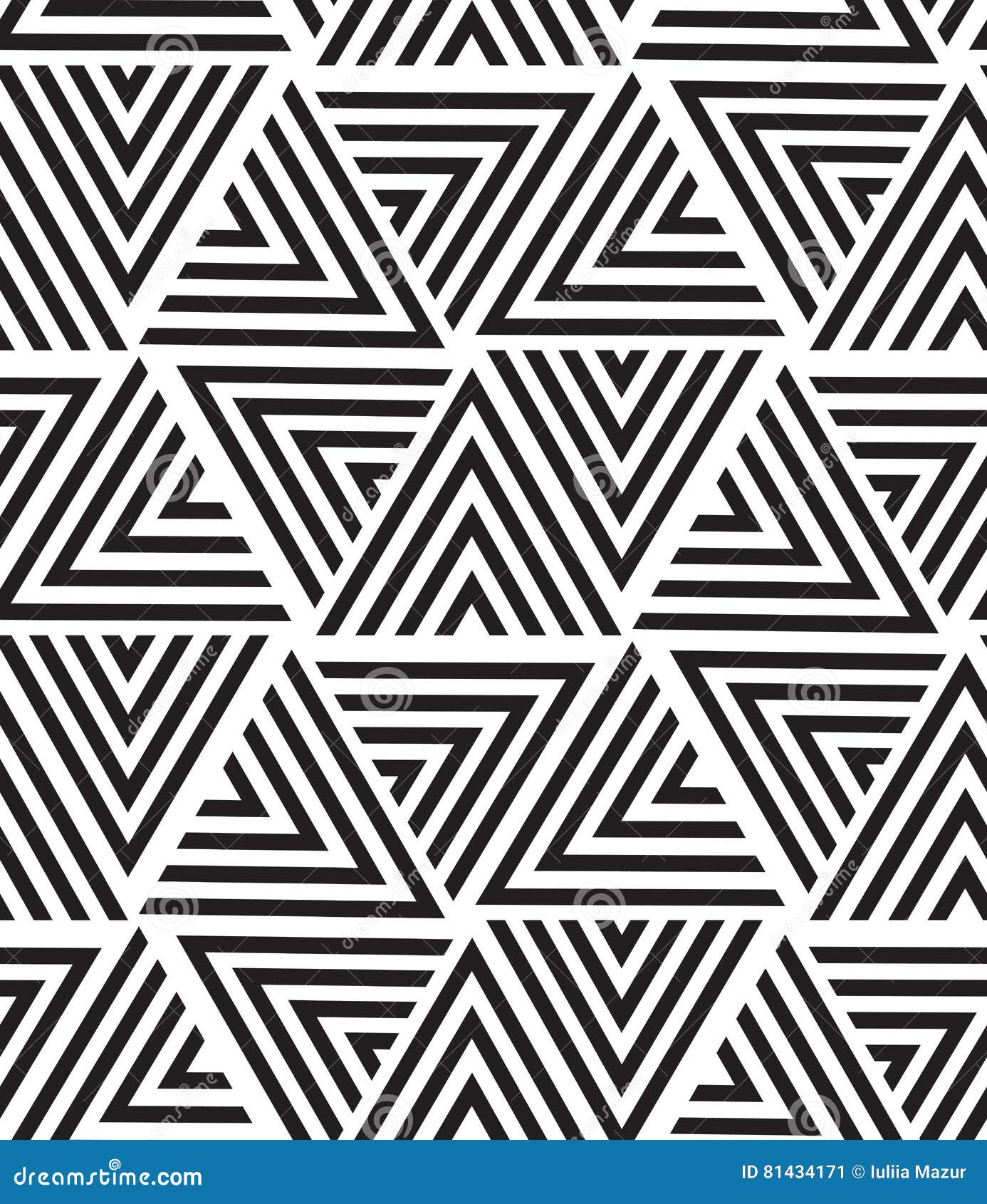 Vector Geometric Seamless Pattern. Modern Triangle Texture, Repe Stock ...