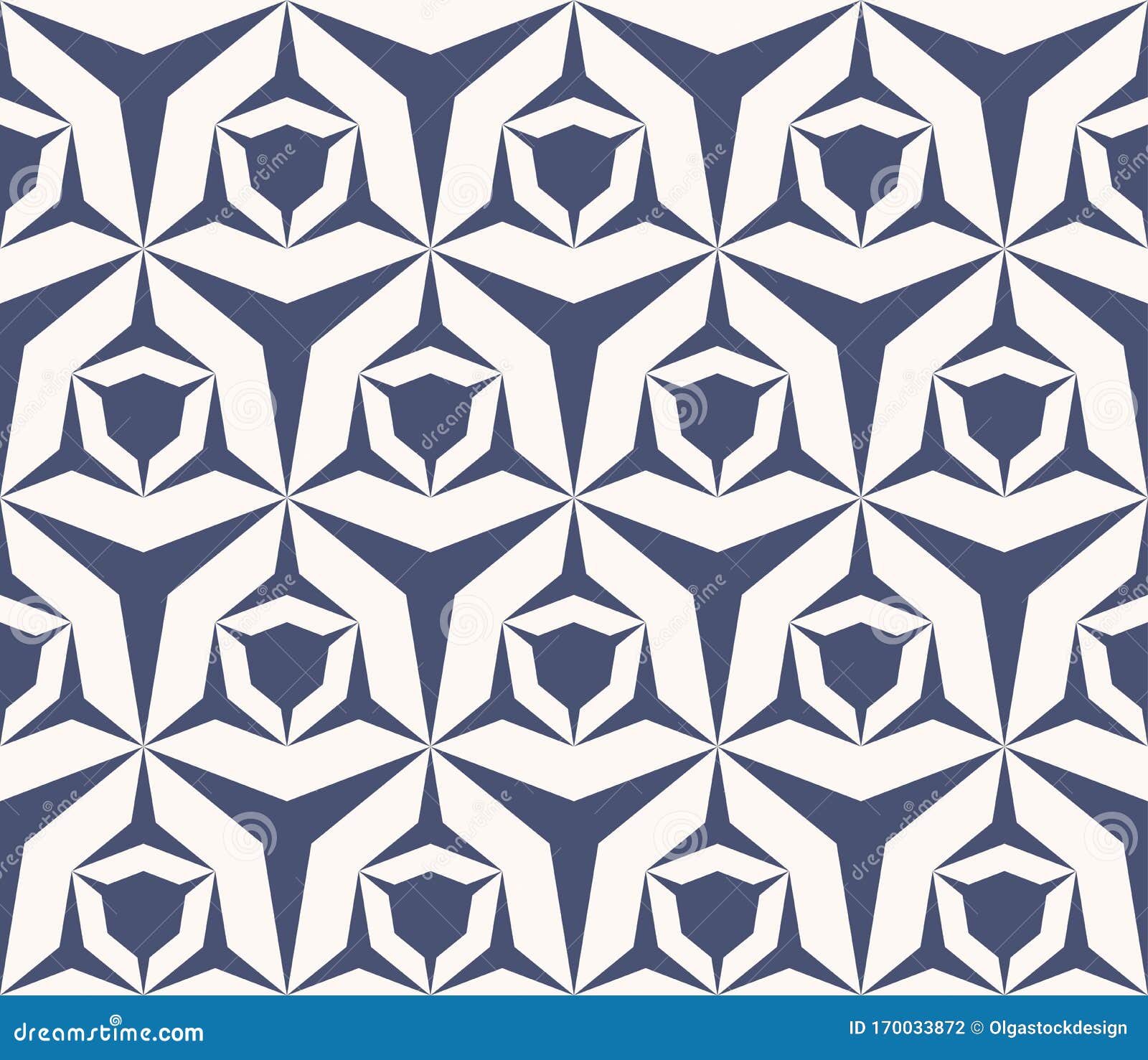 Vector Geometric Seamless Pattern. White and Navy Blue Texture with ...