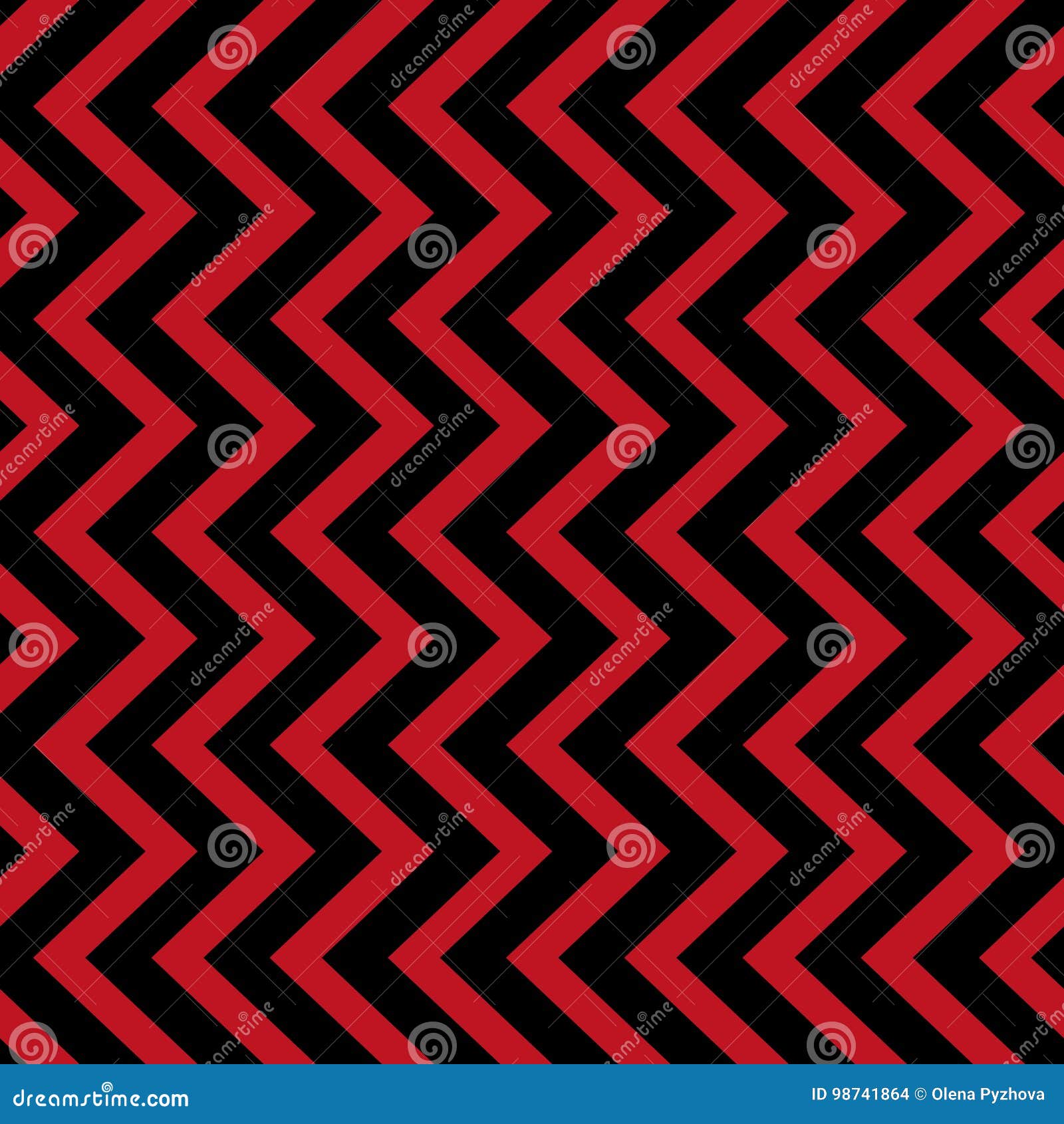 Vector Geometric Seamless Pattern. Red and Black Triangle Texture Stock ...