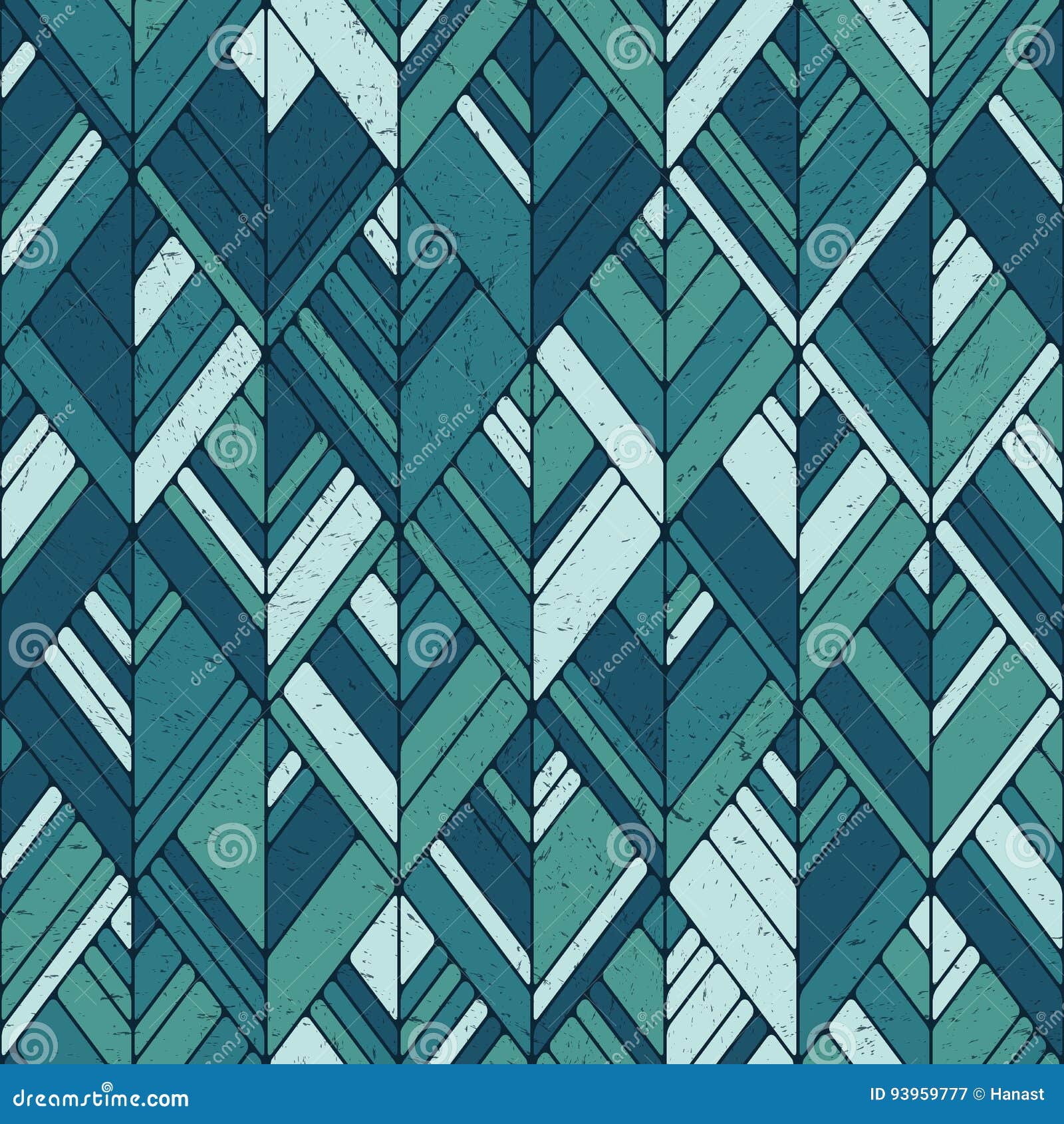 Vector Geometric Seamless Pattern Stock Vector - Illustration of ...