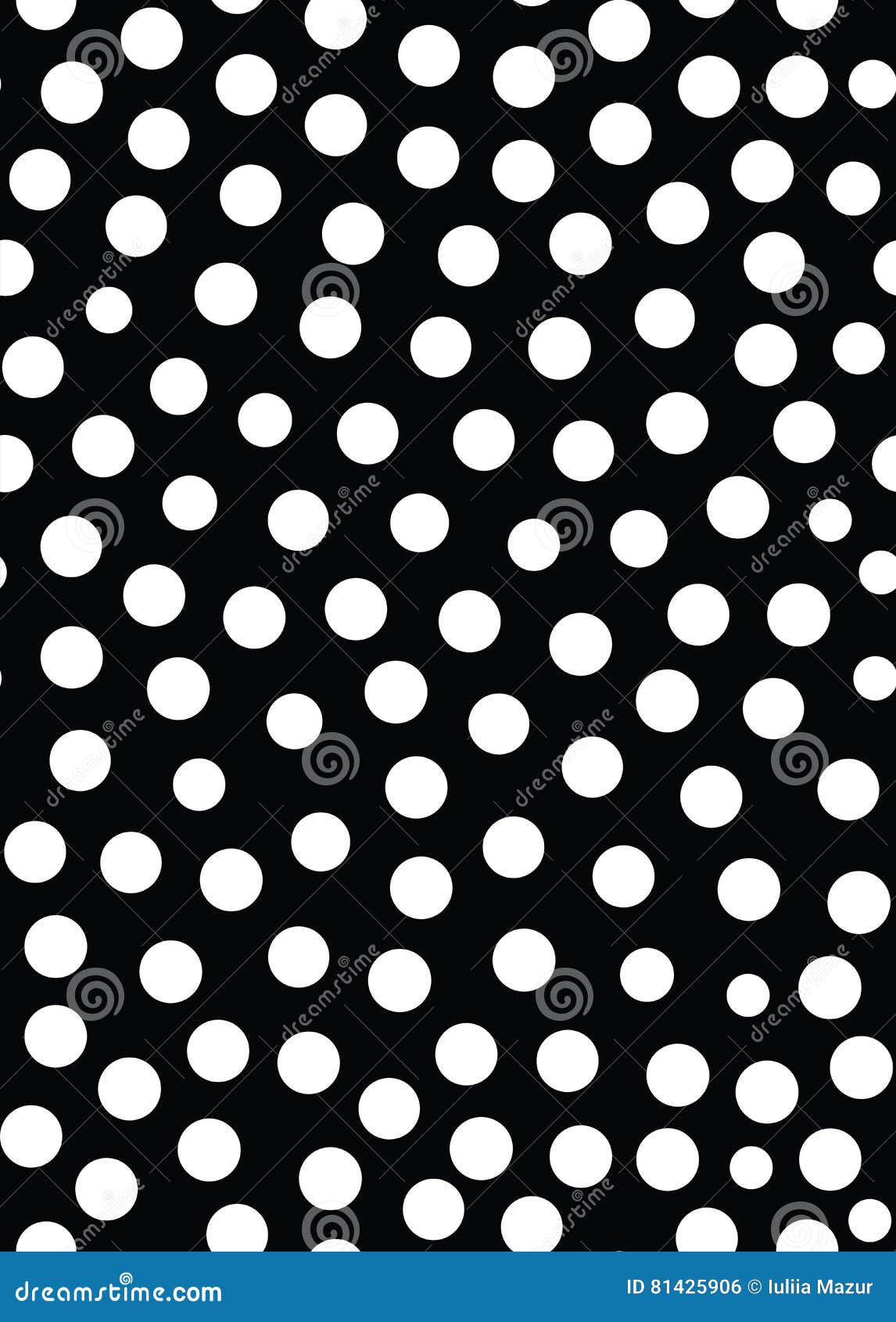 Vector Geometric Seamless Pattern. Repeating Abstract Dots Stock Vector ...