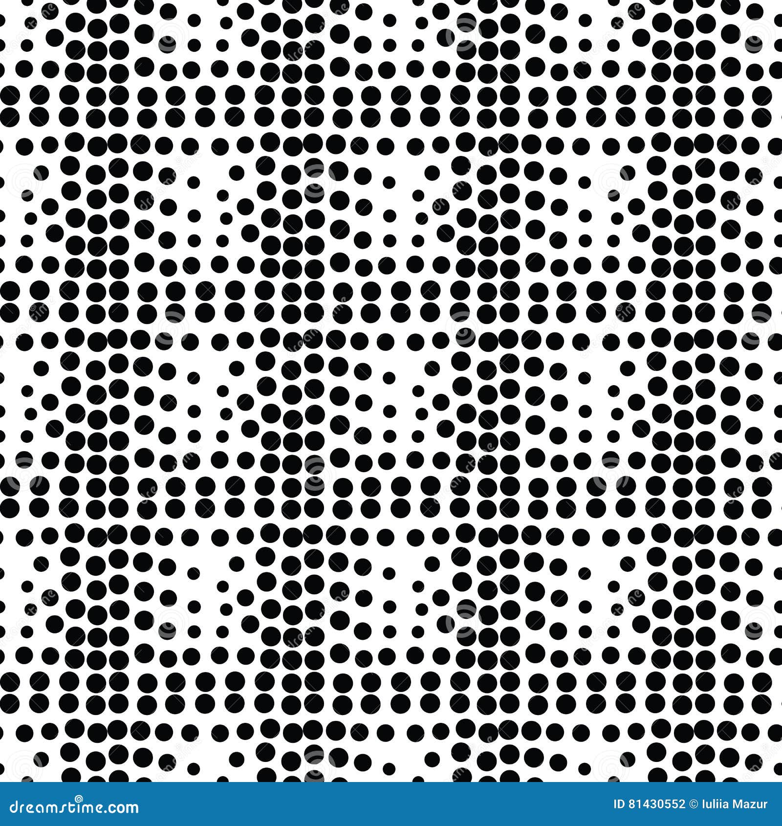 Vector Geometric Seamless Pattern. Repeating Abstract Dots Stock Vector ...
