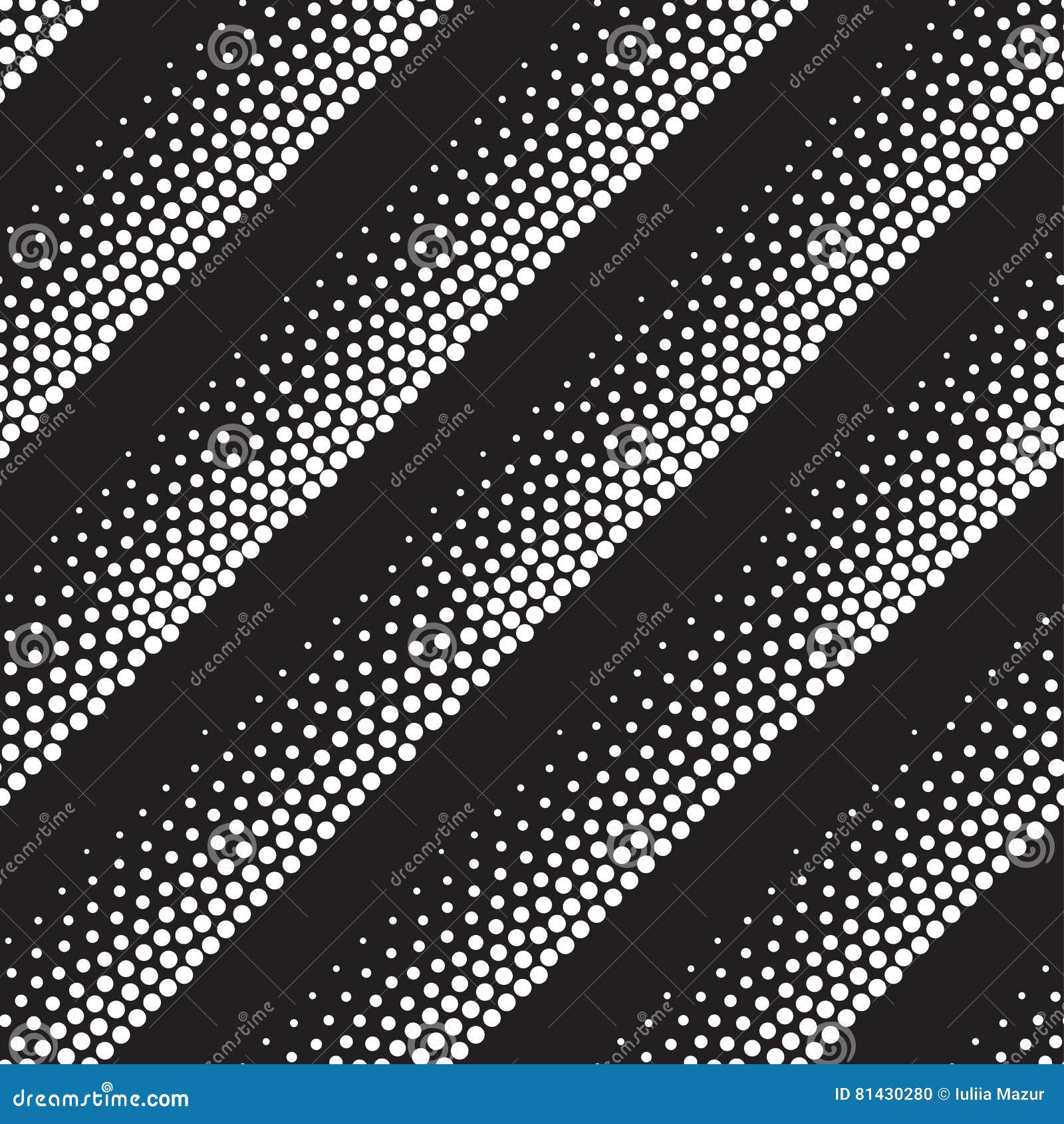 Vector Geometric Seamless Pattern. Repeating Abstract Dots Stock Vector ...