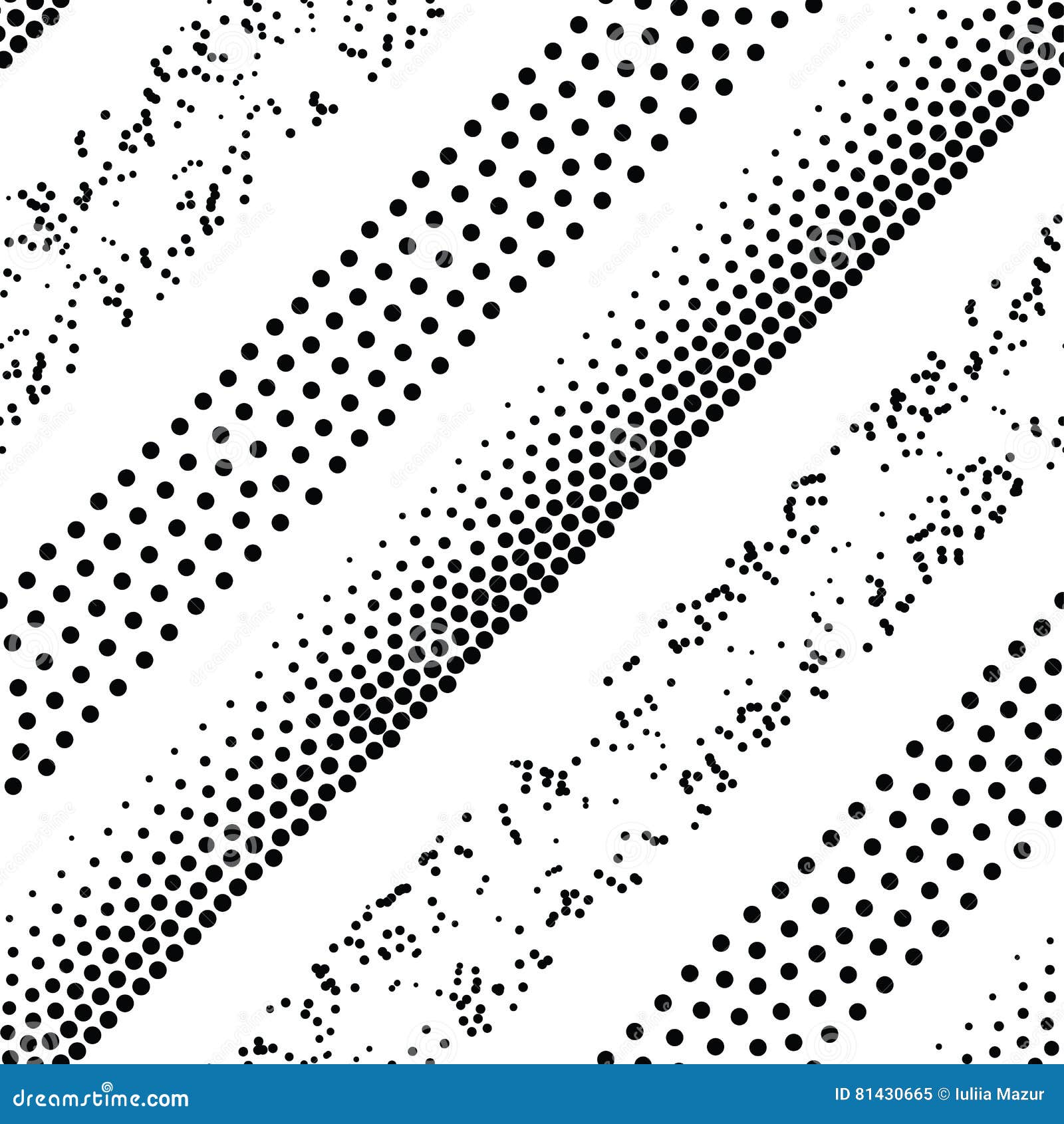 Vector Geometric Seamless Pattern. Repeating Abstract Dots Stock Vector ...