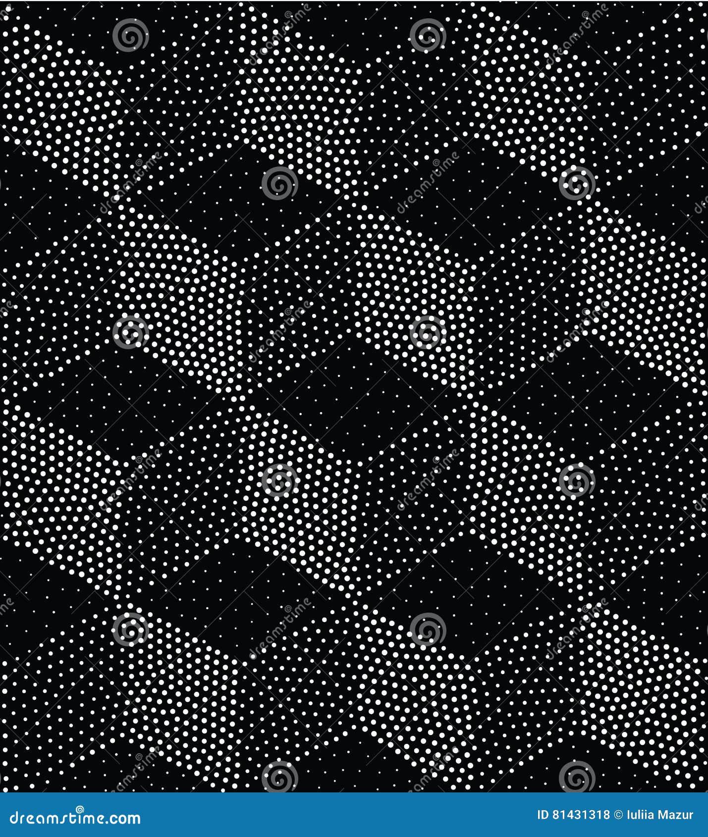 Vector Geometric Seamless Pattern. Repeating Abstract Dots Stock Vector ...