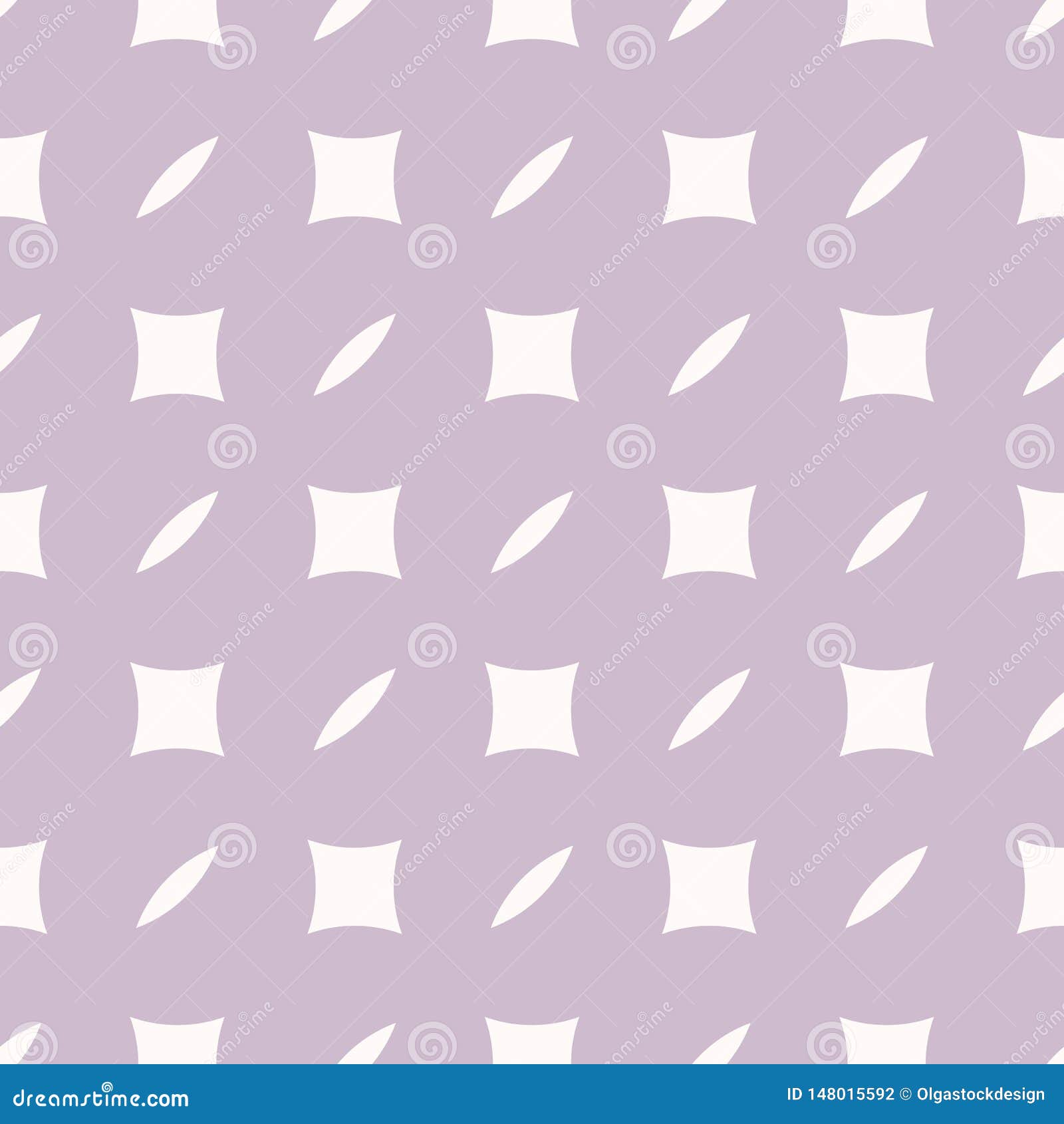 Vector Geometric Seamless Pattern. Simple Abstract Texture. Lilac and ...