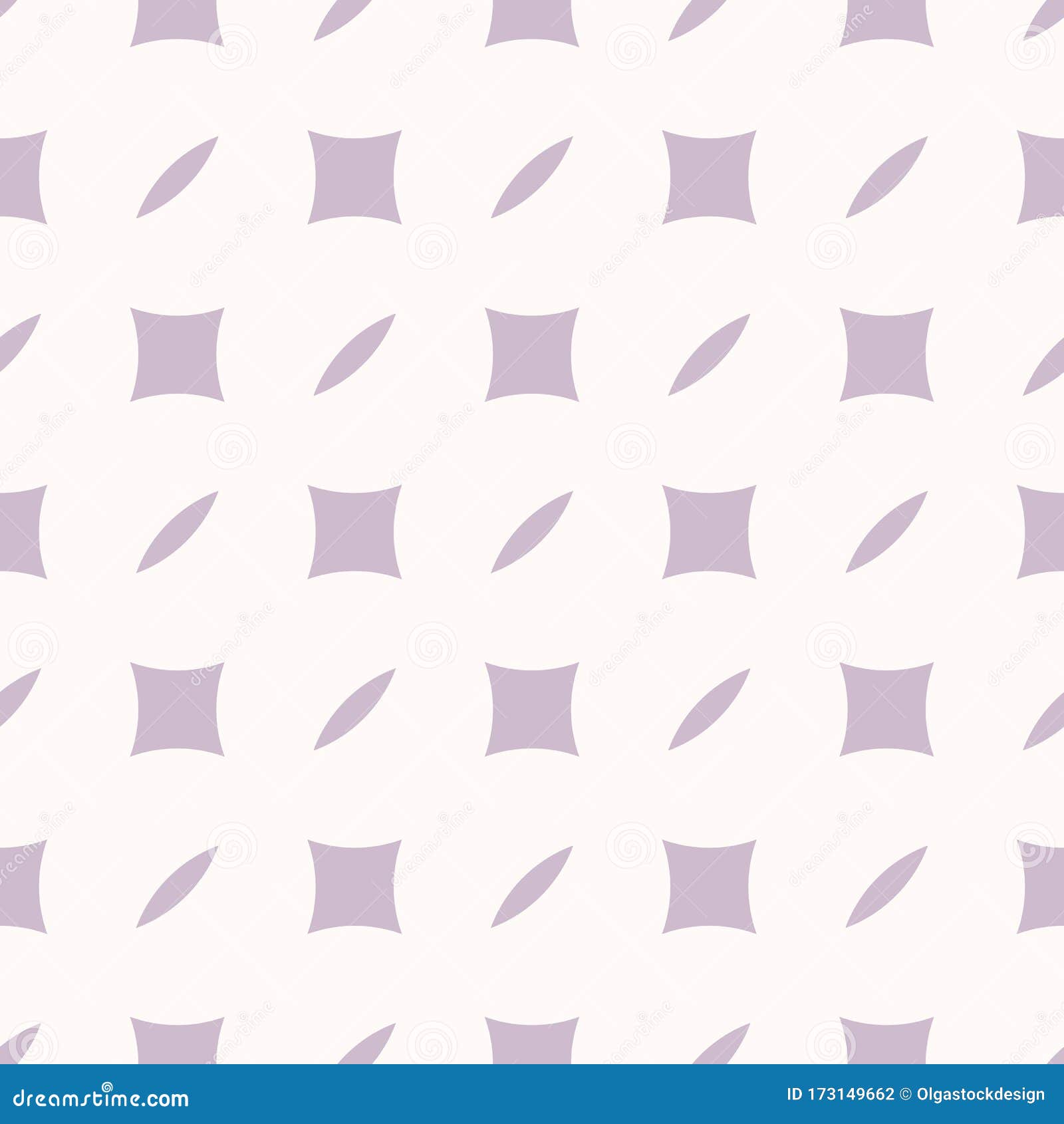 Vector Geometric Seamless Pattern. Simple Abstract Texture. Lilac and ...