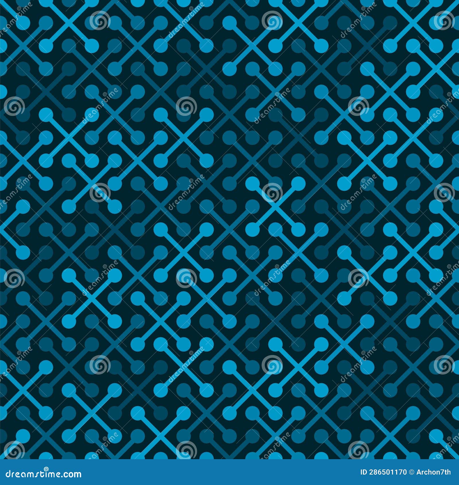 Vector Geometric Seamless Pattern with Simple Denim Cross Shapes ...