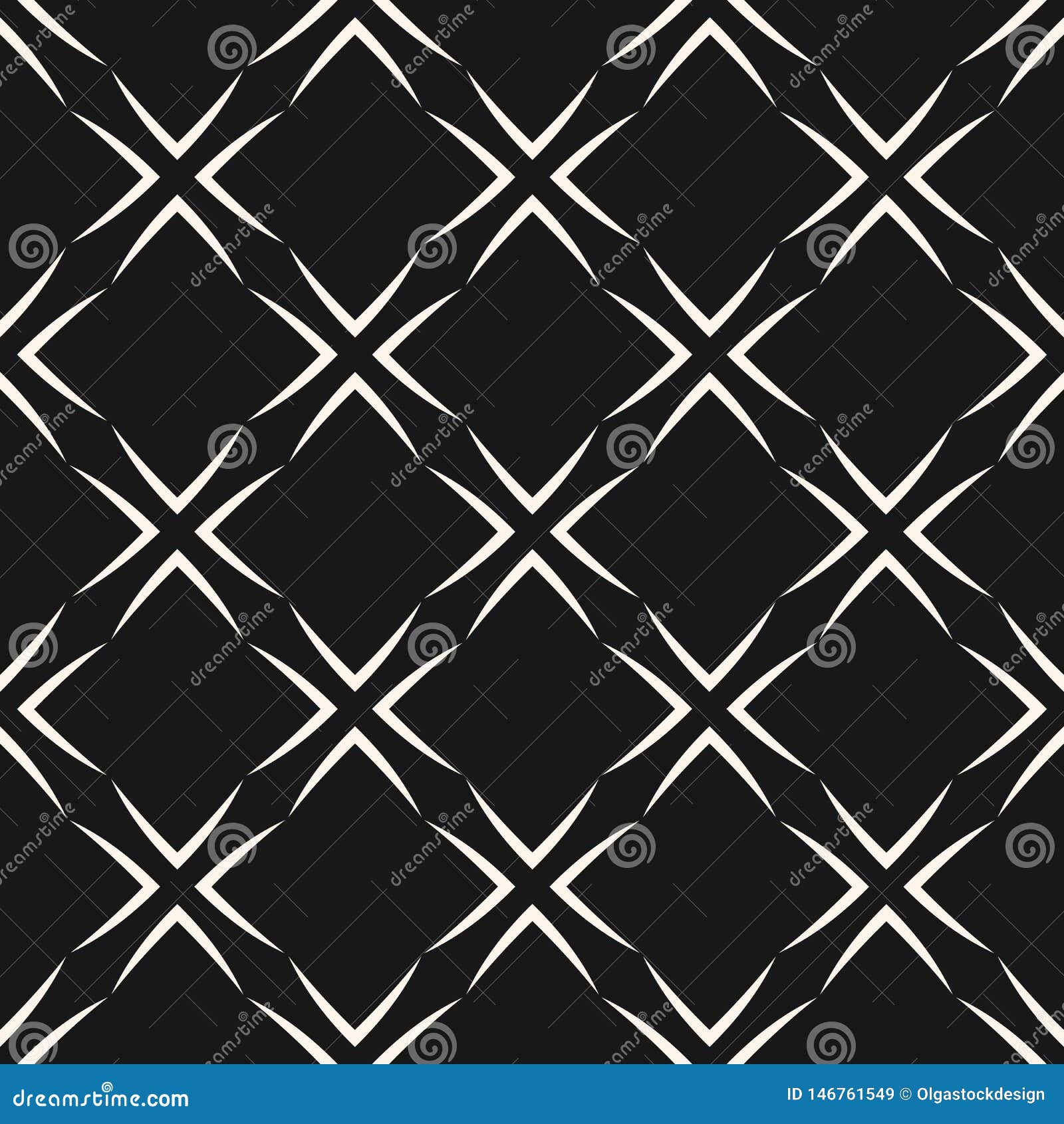 Vector Geometric Seamless Pattern with Square Grid, Lattice, Thin Lines ...