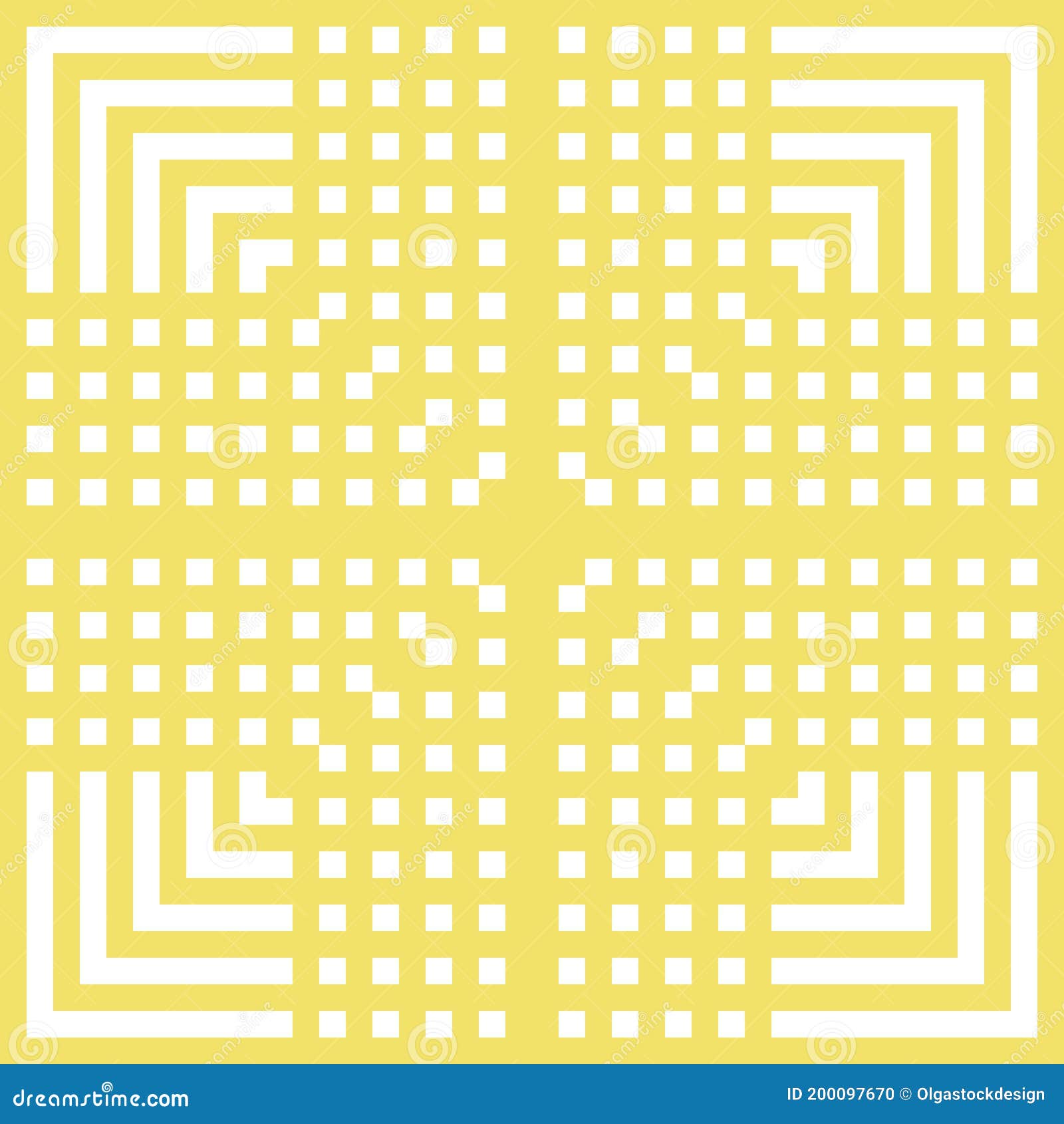 Vector Geometric Seamless Pattern with Squares, Lines, Grid, Mesh ...