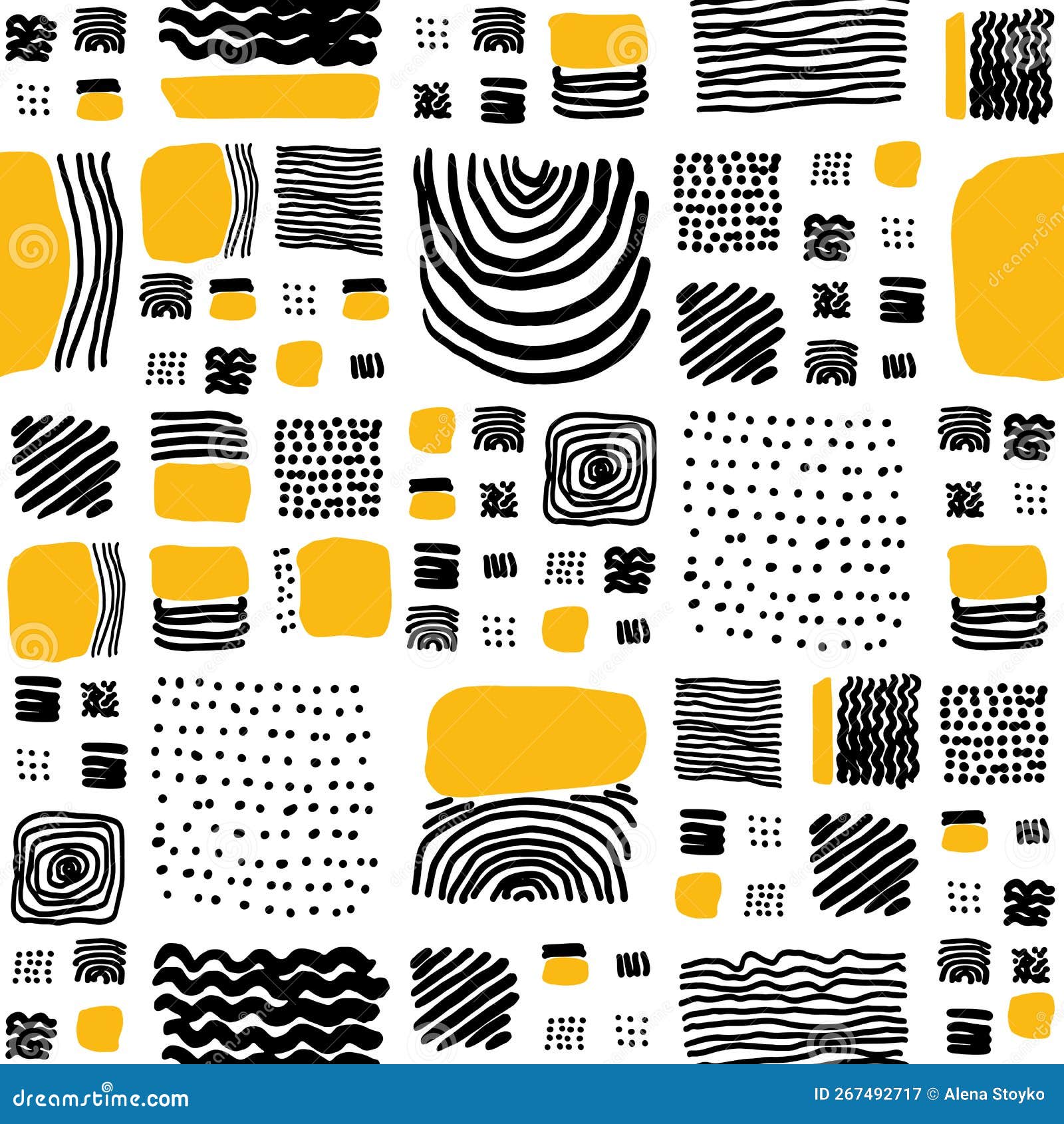 Vector Geometric Seamless Pattern. Universal Repeating Abstract ...