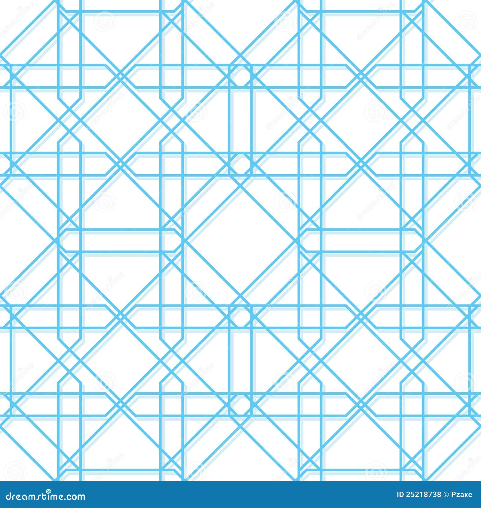 Vector Geometric Seamless Texture Stock Vector - Illustration of blue ...