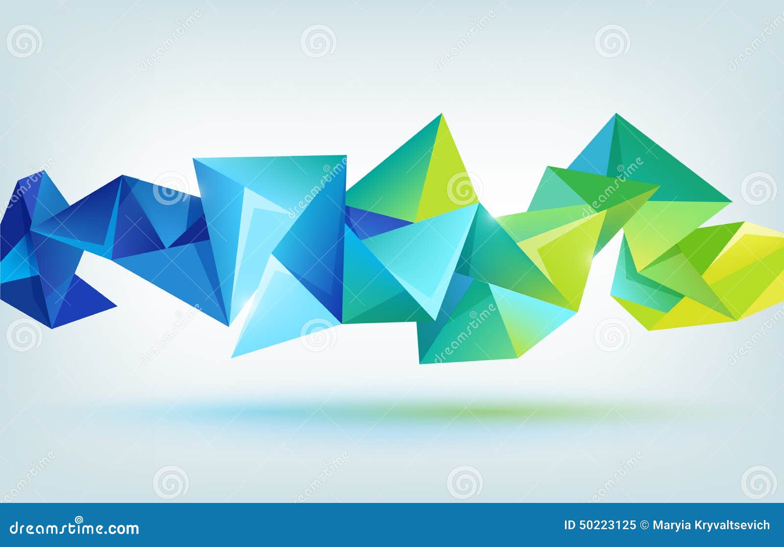Vector Geometric Shape, Abstract Futuristic Stock Vector - Illustration ...