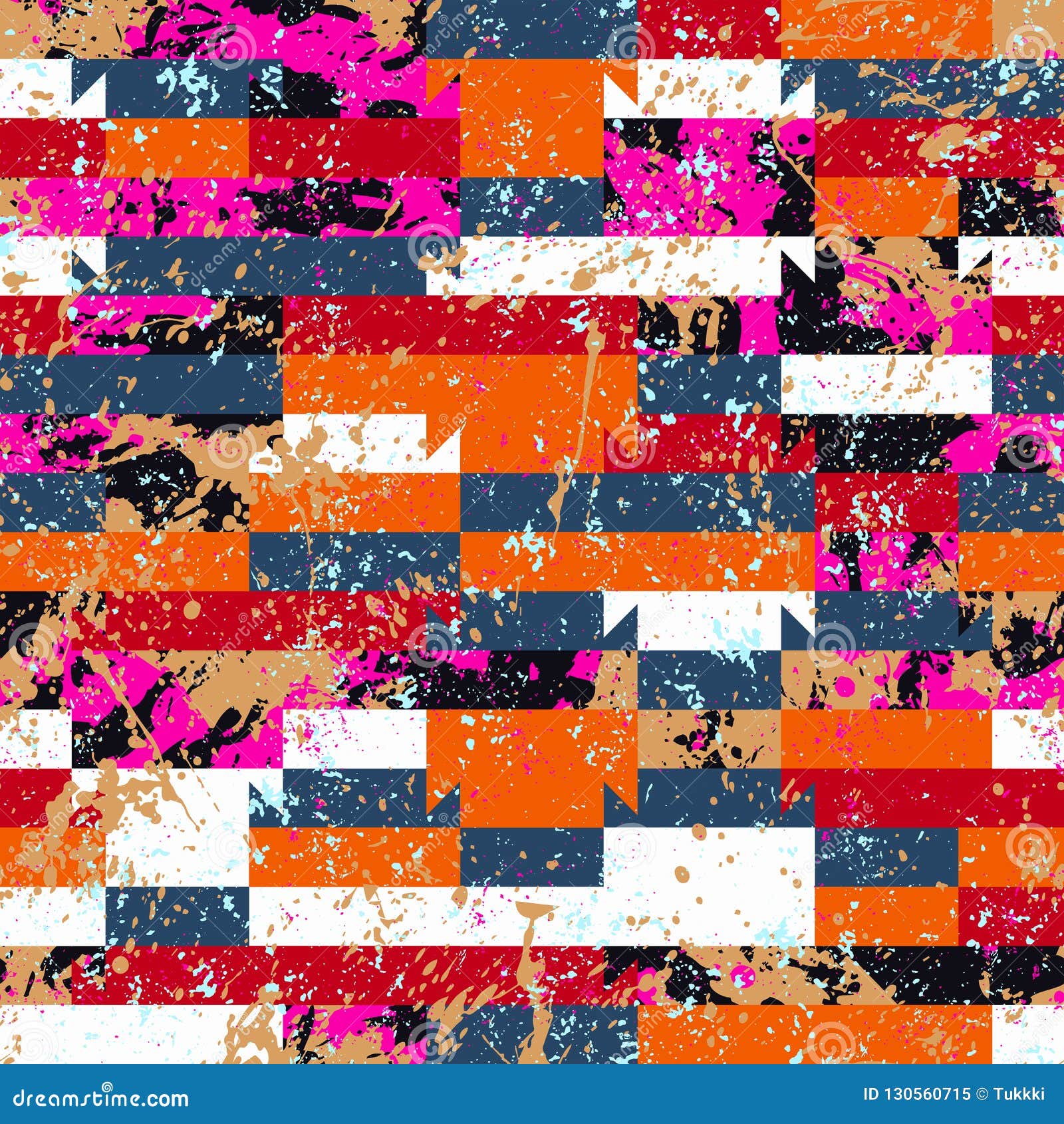 Vector Geometric Sporty Seamless Pattern with Stripes Stock ...