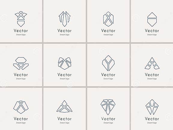 Vector geometric symbols stock vector. Illustration of brand - 75191290