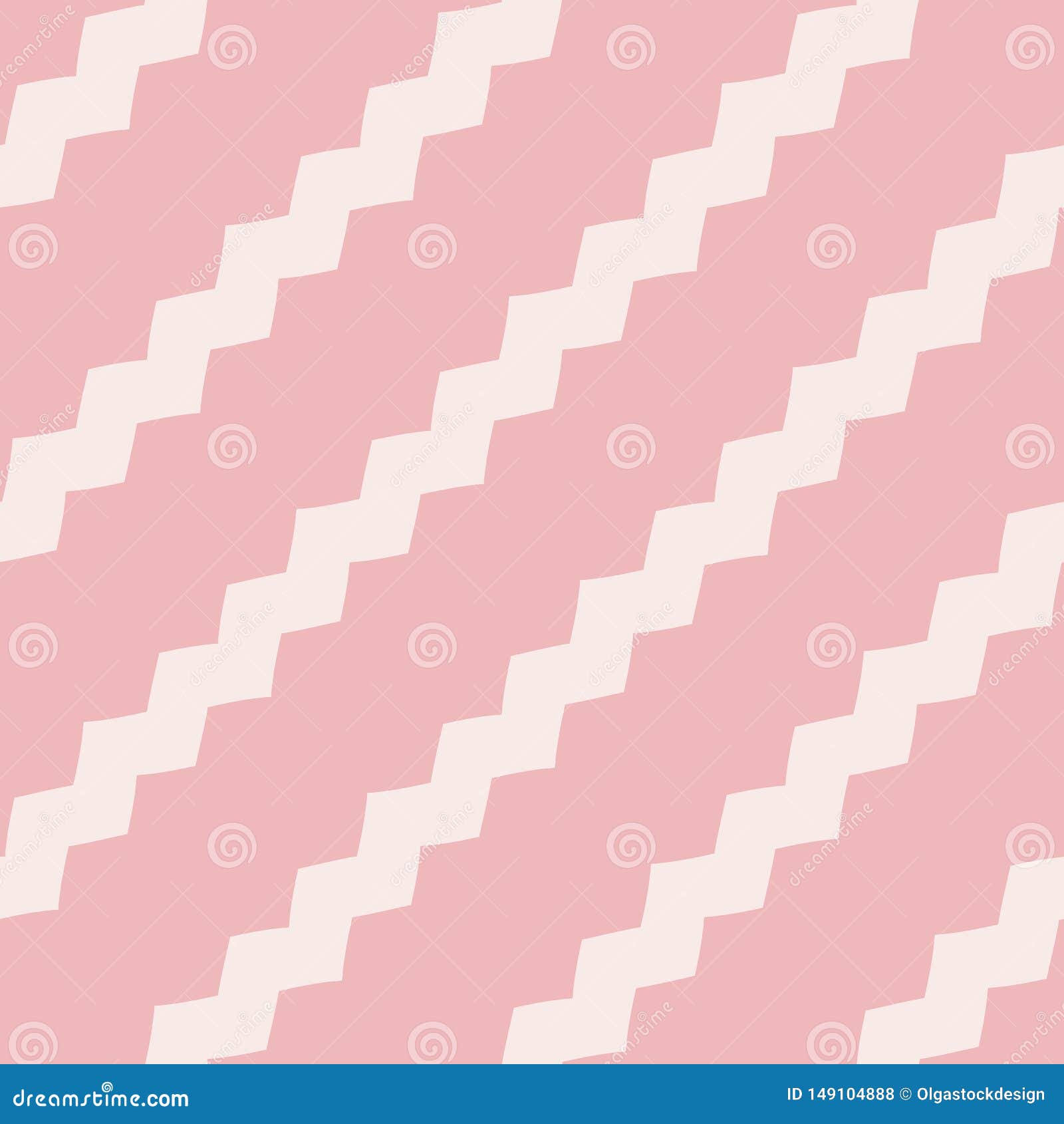 Vector Geometric Zigzag Lines Pattern. Pink Abstract Graphic Striped ...