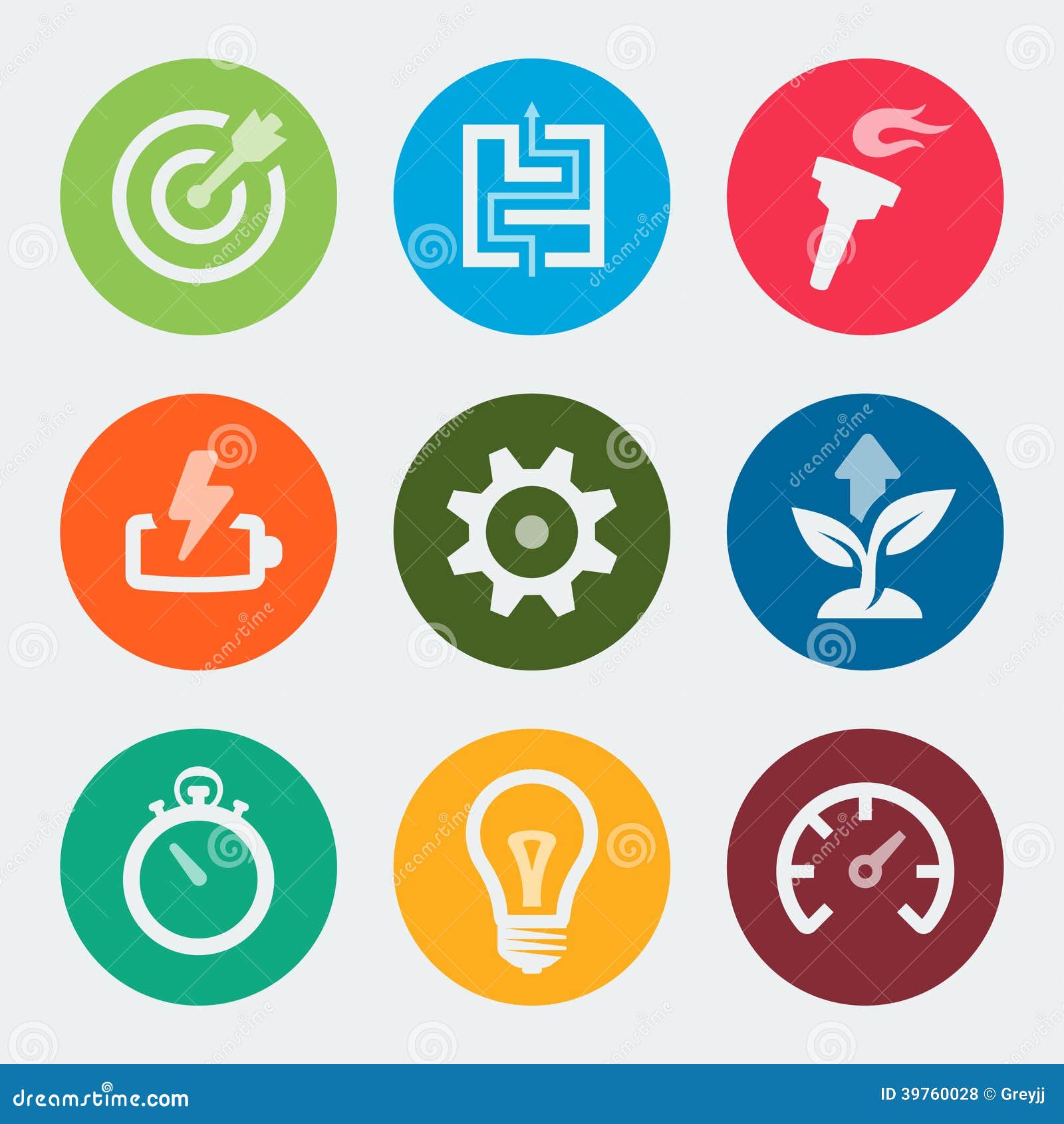 Vector Geplaatste Ontwikkelingspictogrammen Vector Illustratie ...