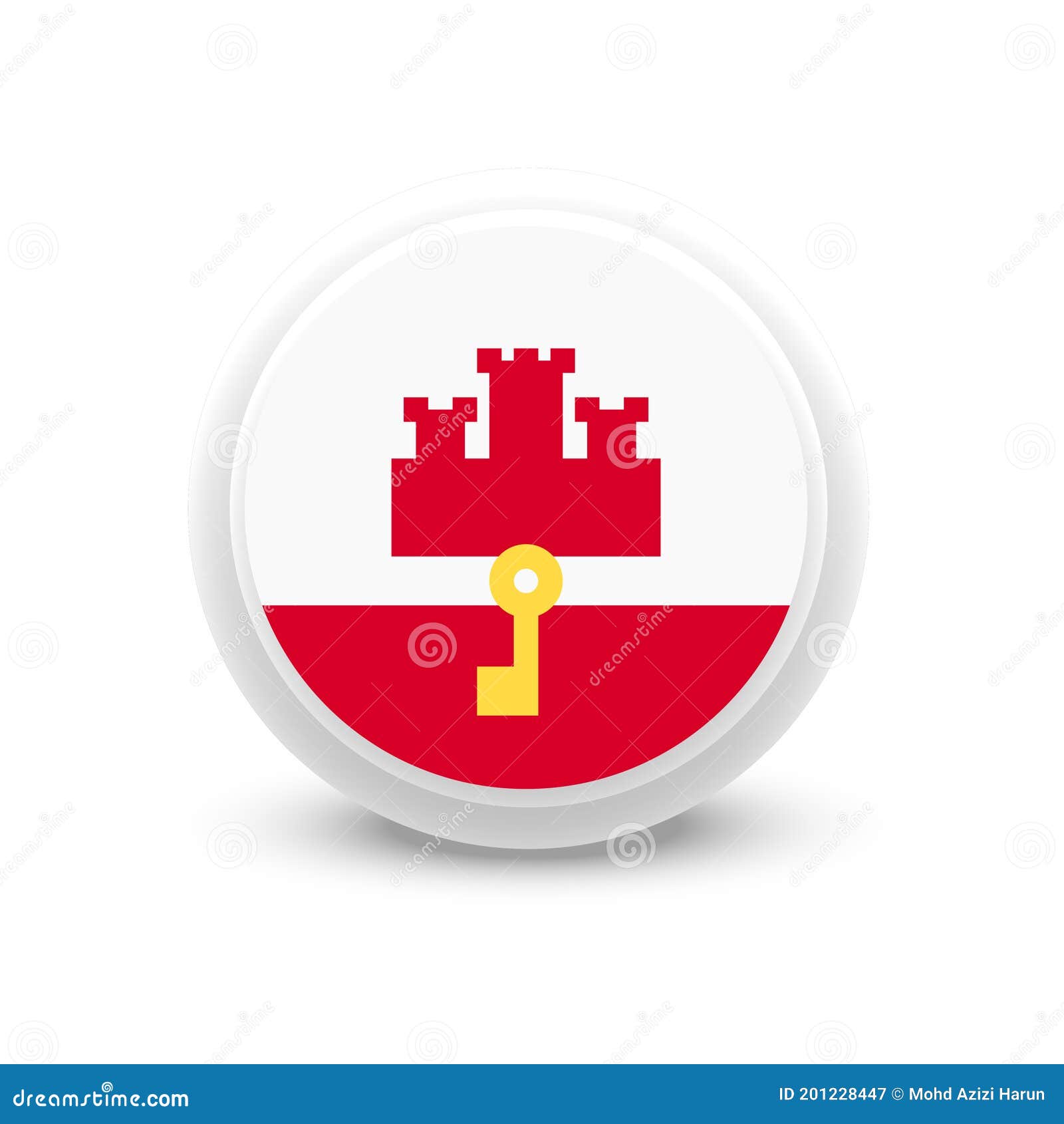 Gibraltar Flag Vector stock illustration. Illustration of gibraltar ...