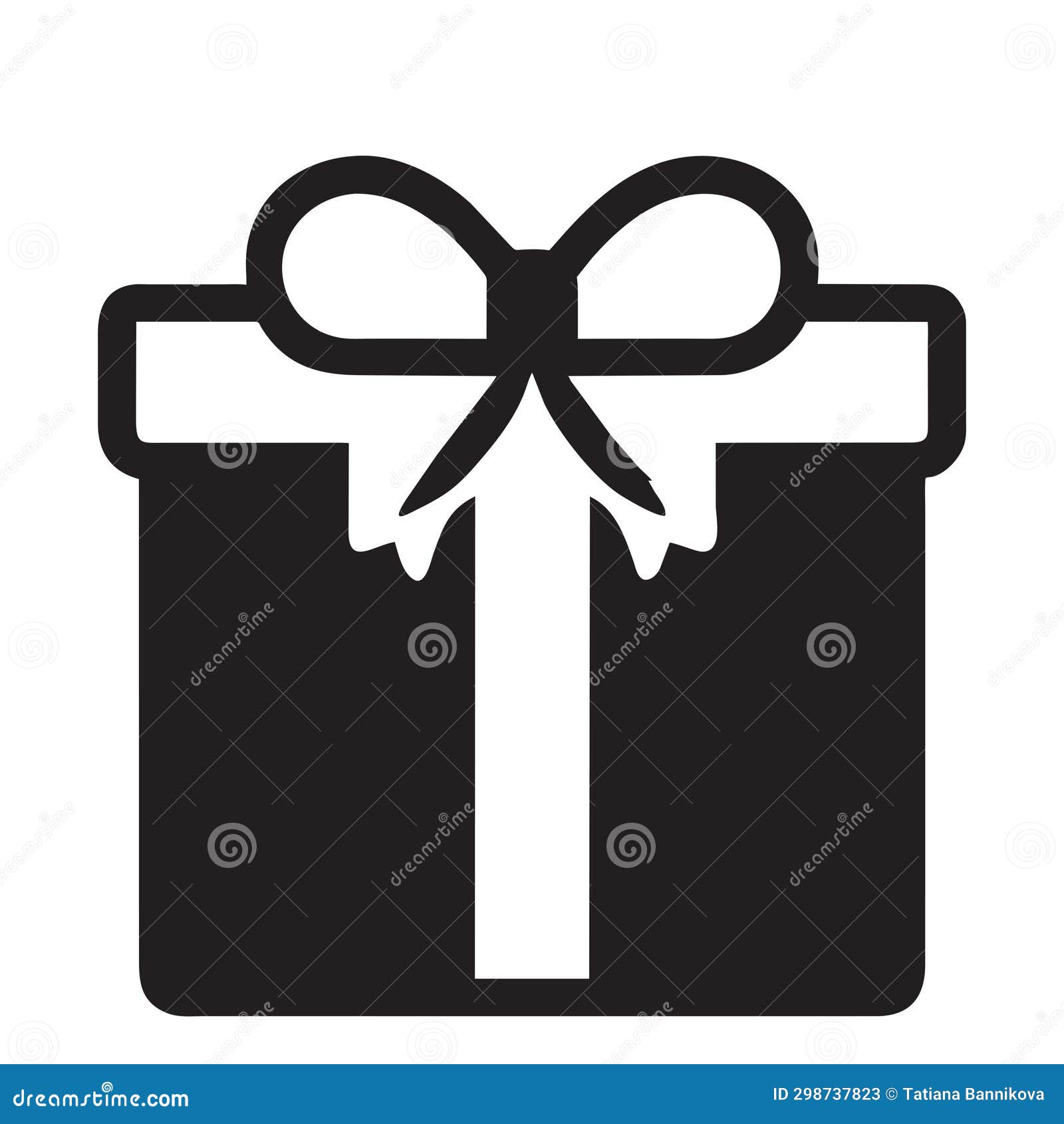 Vector Gift Box Icon, Christmas Stock Vector - Illustration of gift ...