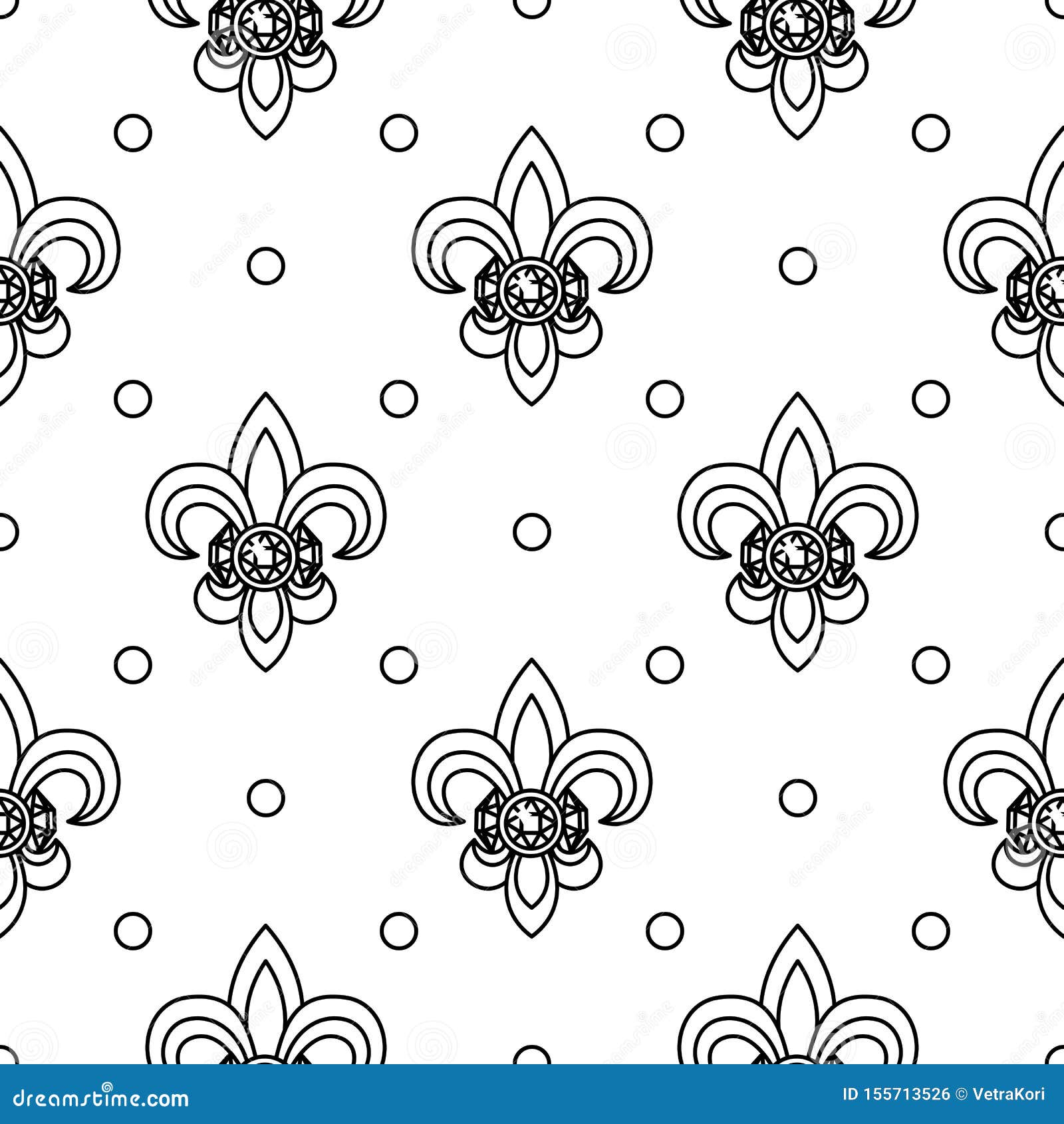 Vector Girlish Seamless Pattern Stock Vector - Illustration of drawing ...