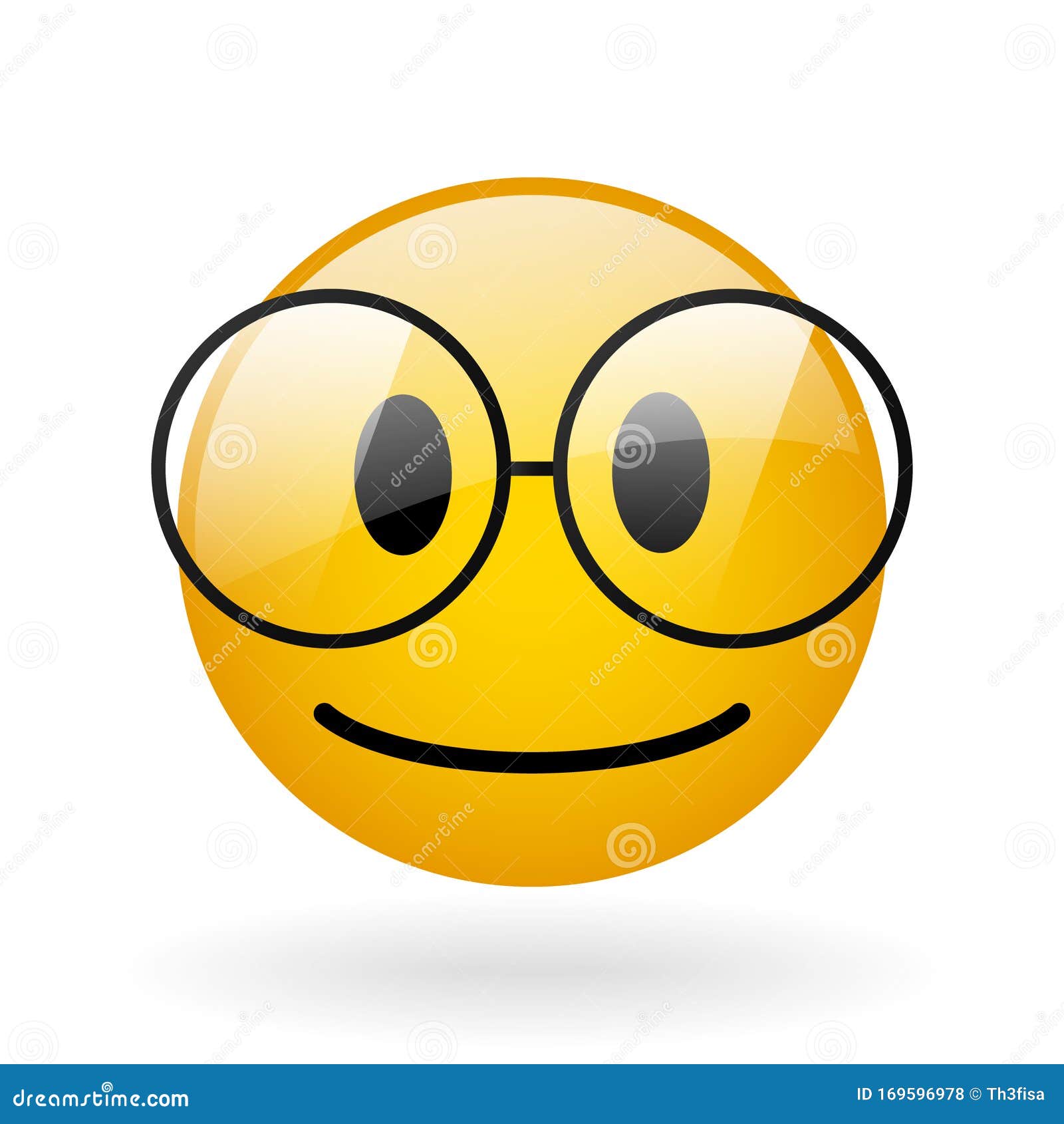 Vector glass smile stock vector. Illustration of symbol - 169596978