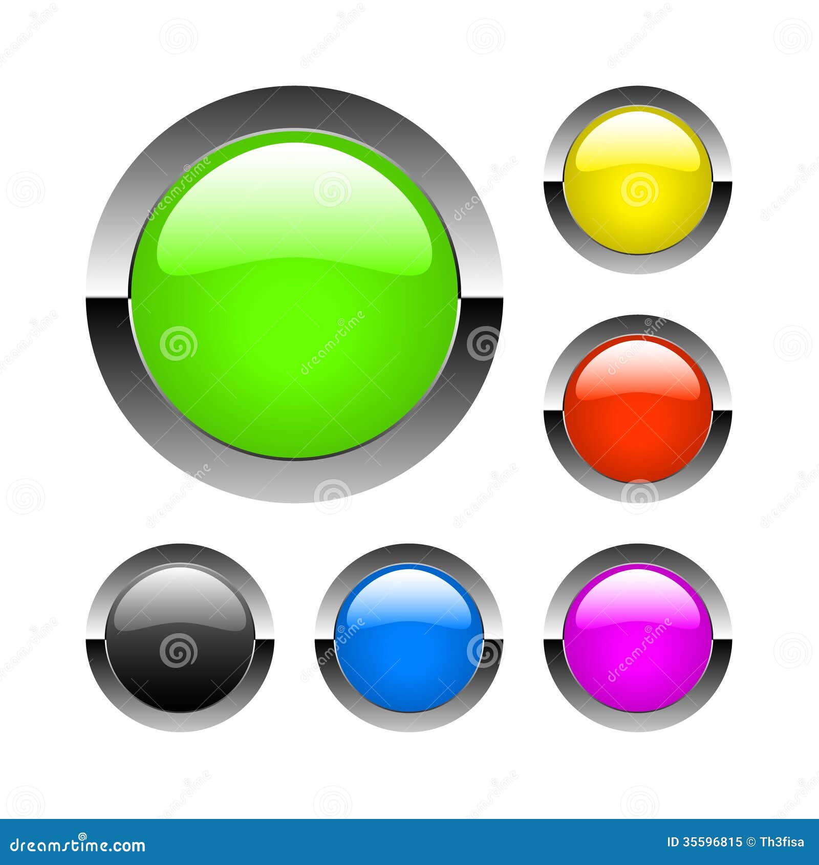 Vector glass buttons stock vector. Illustration of colorful - 35596815 Vector glass buttons stock vector. Illustration of colorful - 35596815
