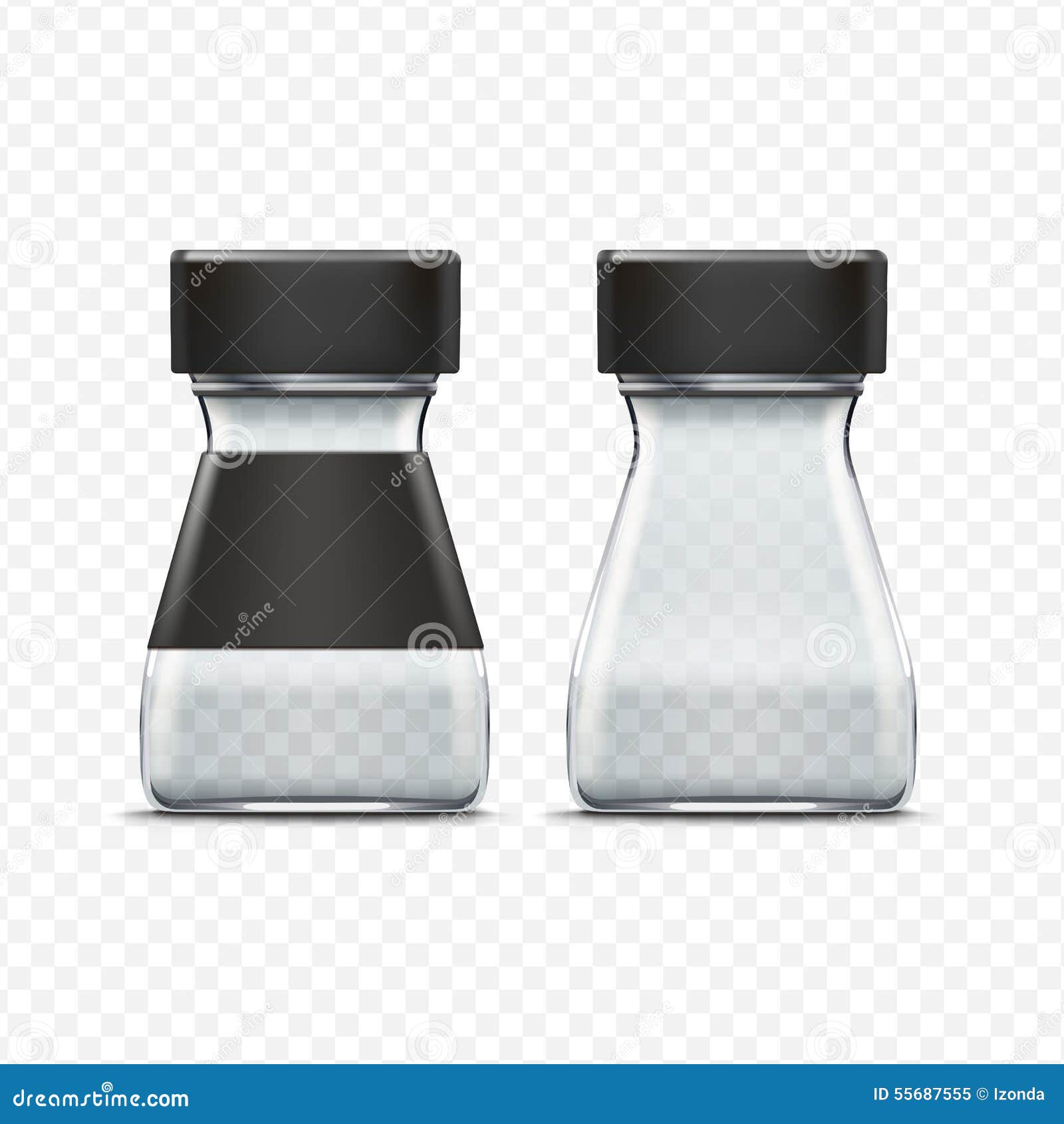 Vector Glass Empty Jar Packaging Package Stock Vector - Illustration of ...