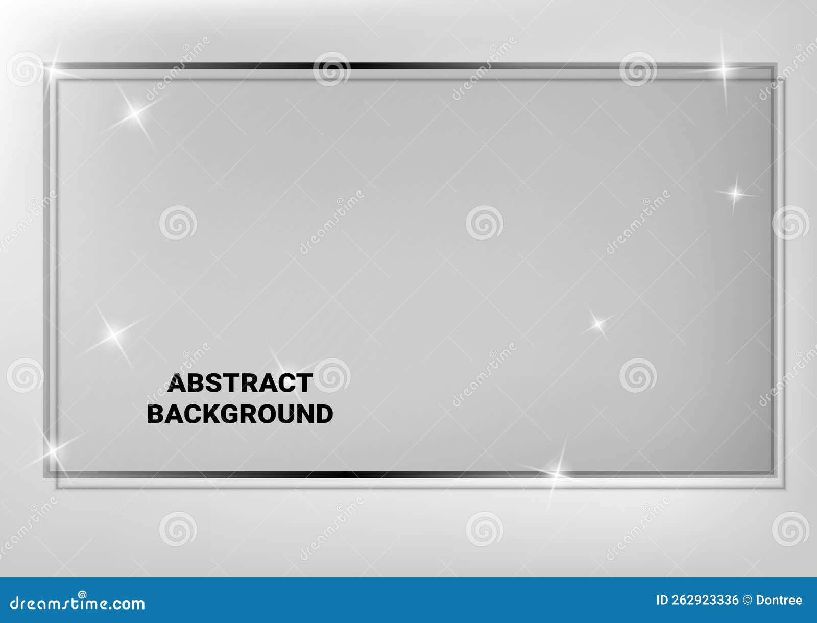 Vector Glass Rectangle on a Transparent Background. Stock Vector ...