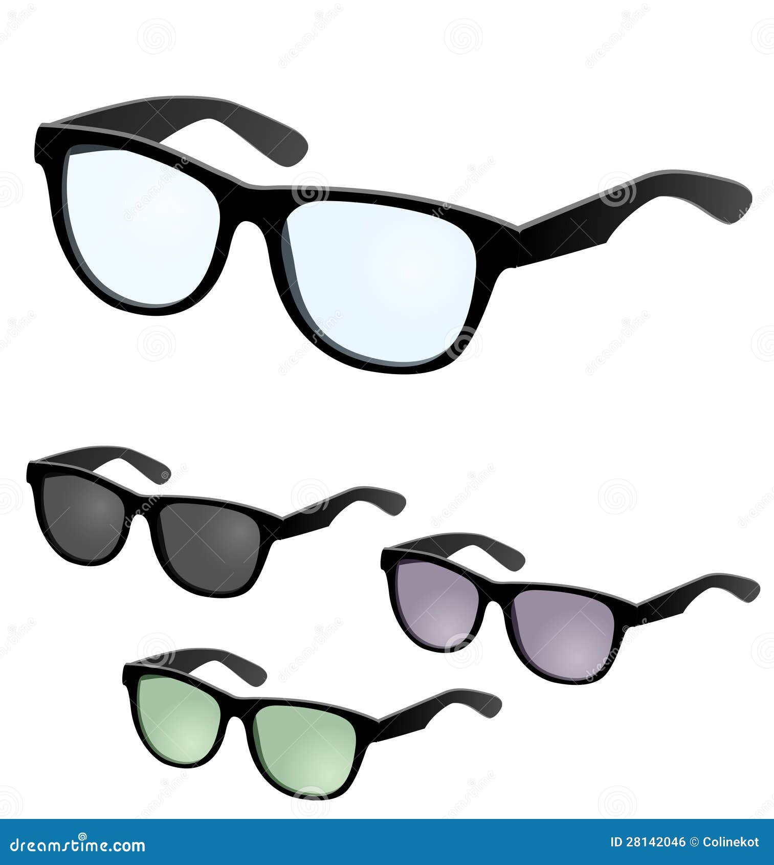 Vector glasses stock vector. Illustration of accessory - 28142046
