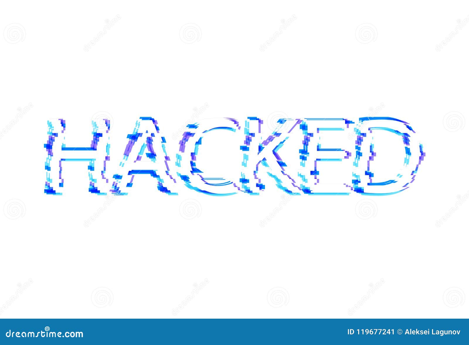 Vector Glitch Effect Letters: Hacked, Background Lettering. Stock ... Vector Glitch Effect Letters: Hacked, Background Lettering. Stock ...
