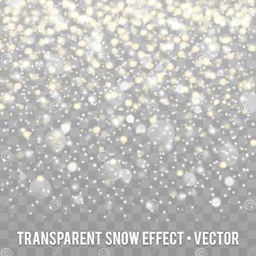 Vector Glitter Particles Effect on Transparent Background Stock Vector ...