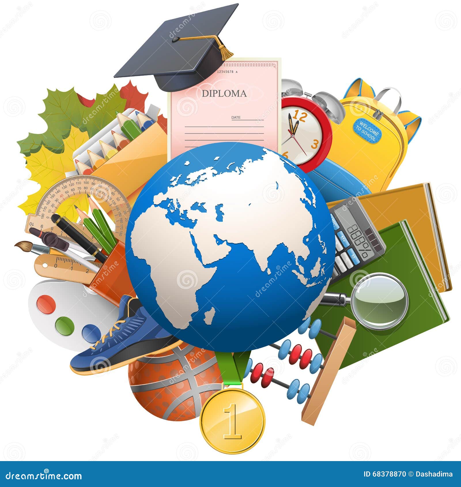 Global Education Light Stock Photo | CartoonDealer.com #9573798