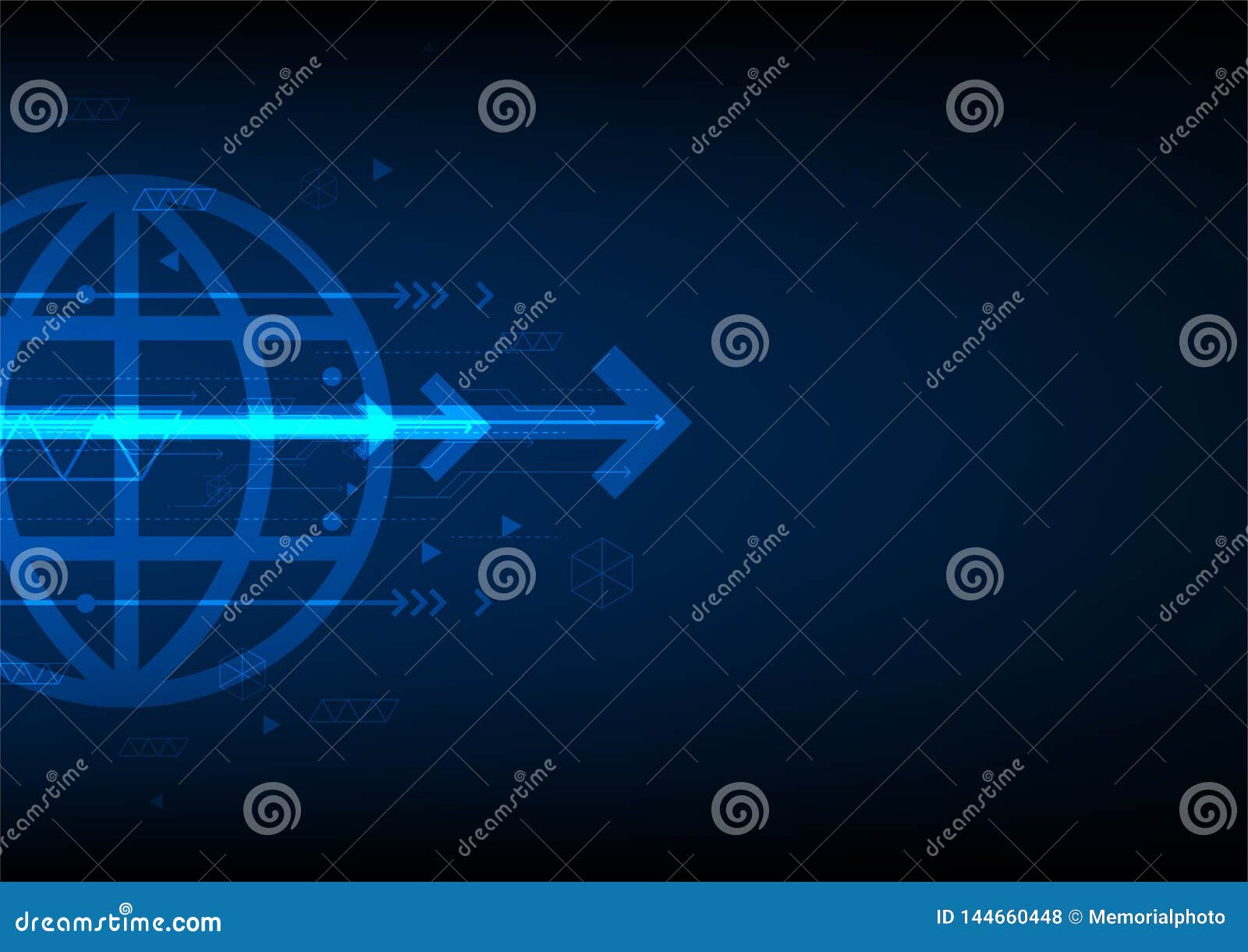 Vector Global Technology Computer Network Communication Stock Vector ...