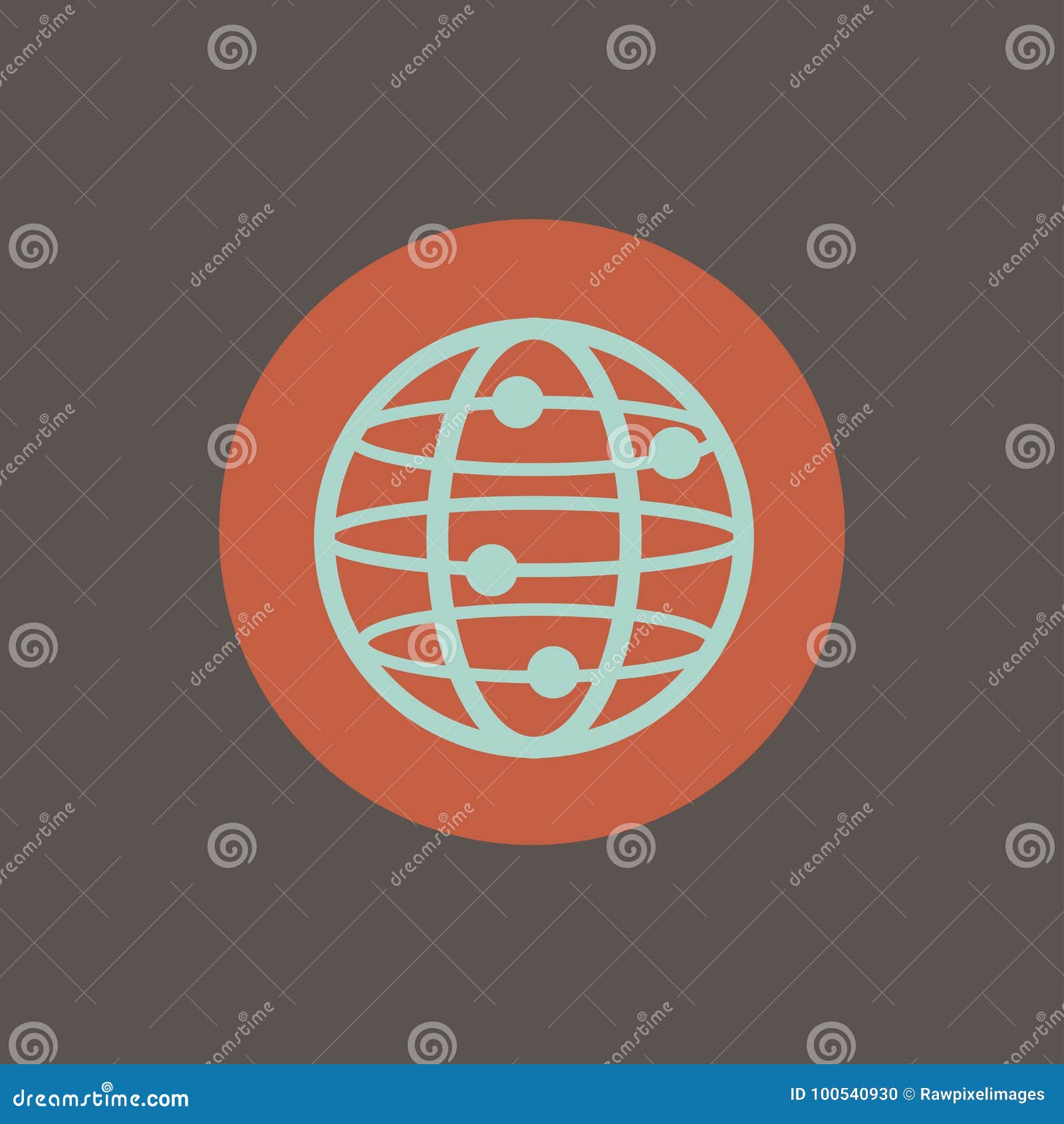 Vector of Global World Round Stock Vector - Illustration of vproject135 ...