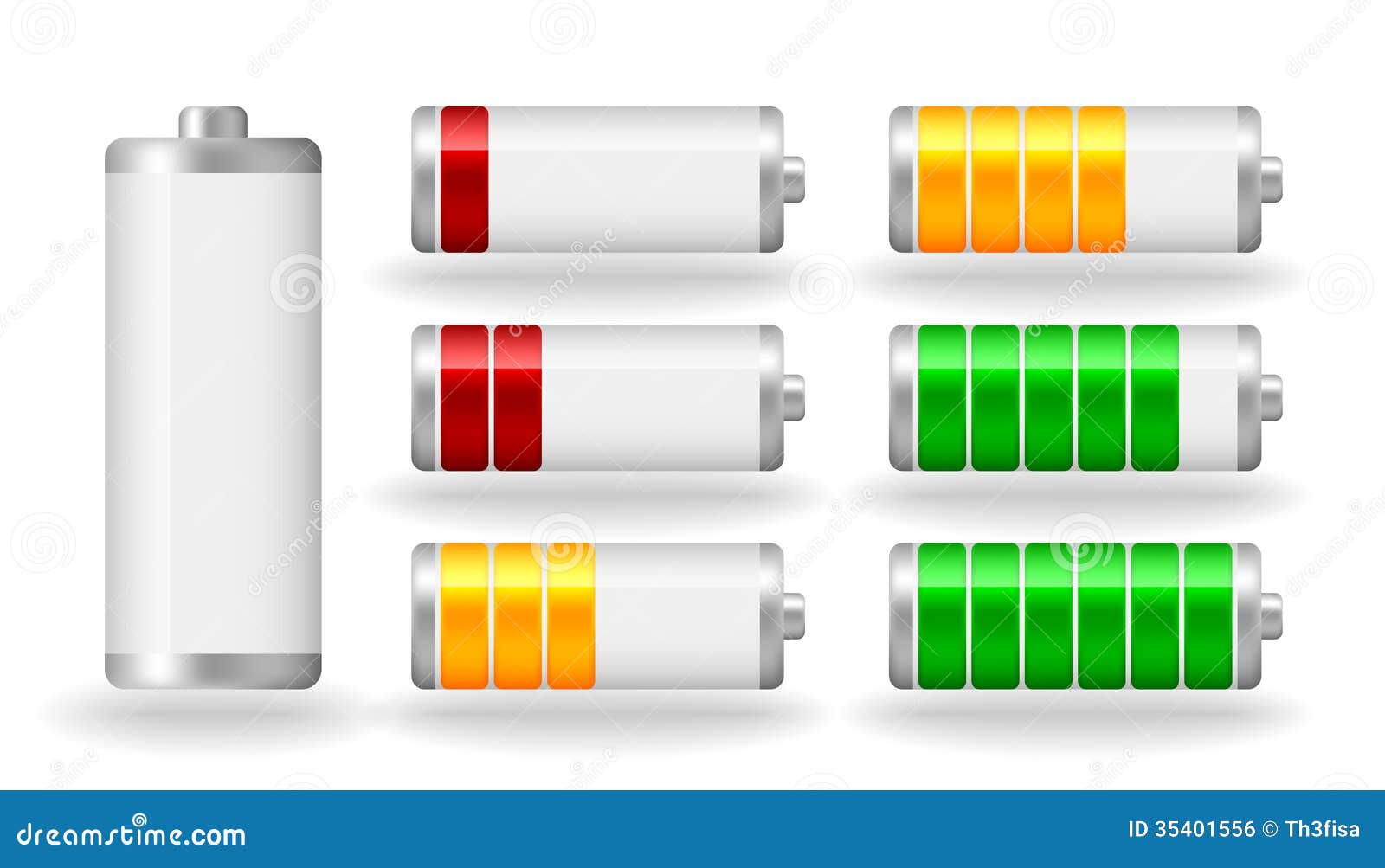 Battery Charge Indicator Animation. Rechargeable Batteries Charging ...
