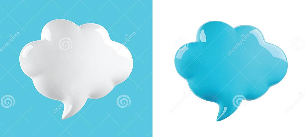 Vector glossy cloud bubble stock vector. Illustration of isolated ...