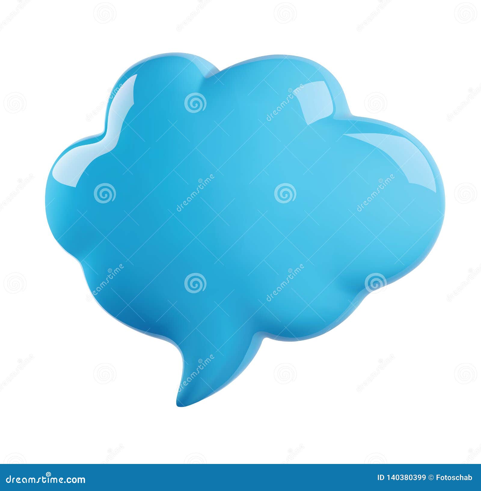 Vector glossy cloud bubble stock vector. Illustration of business ...