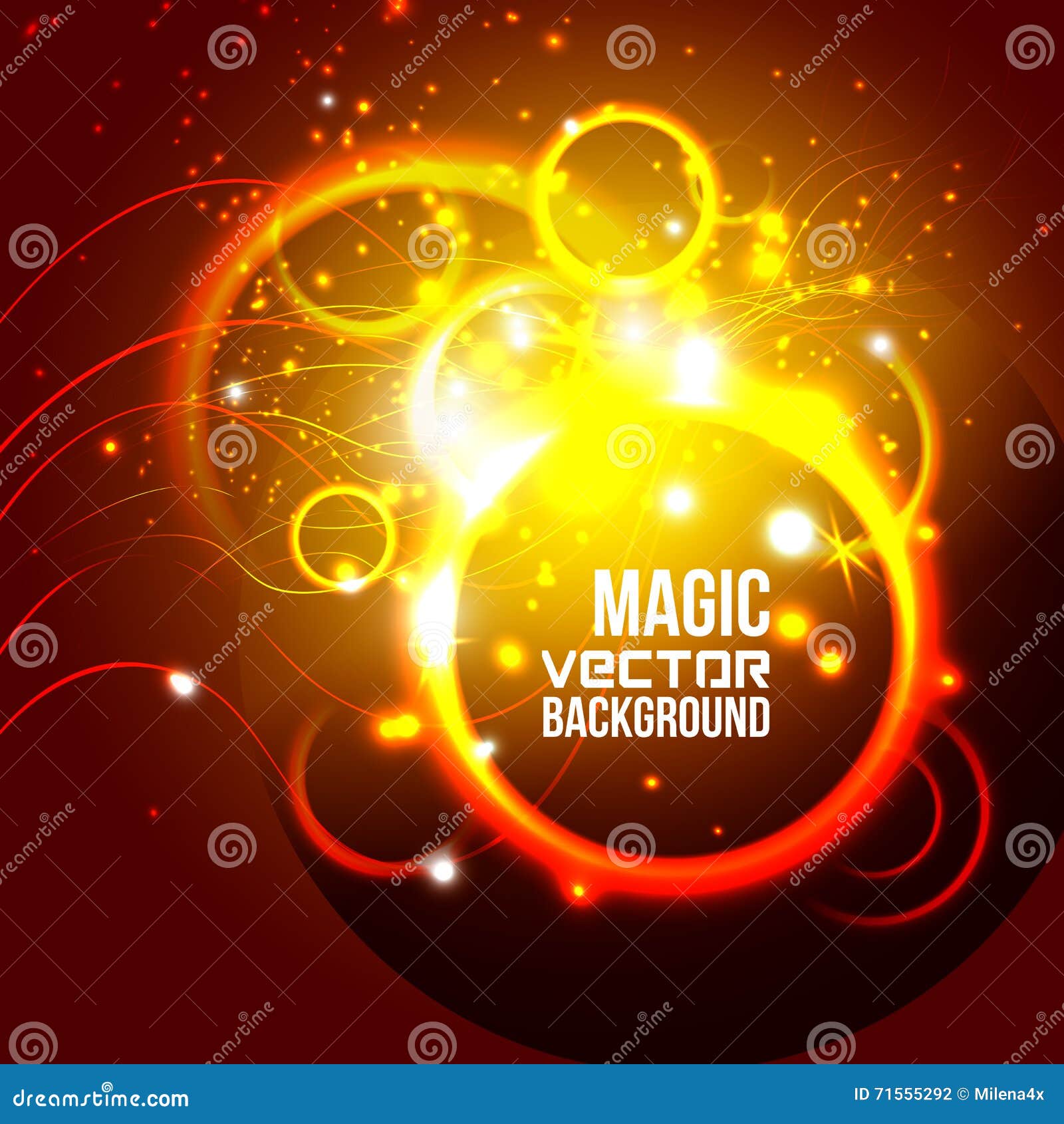 Vector Glossy Orange Sphere. Abstract Background Stock Vector ...