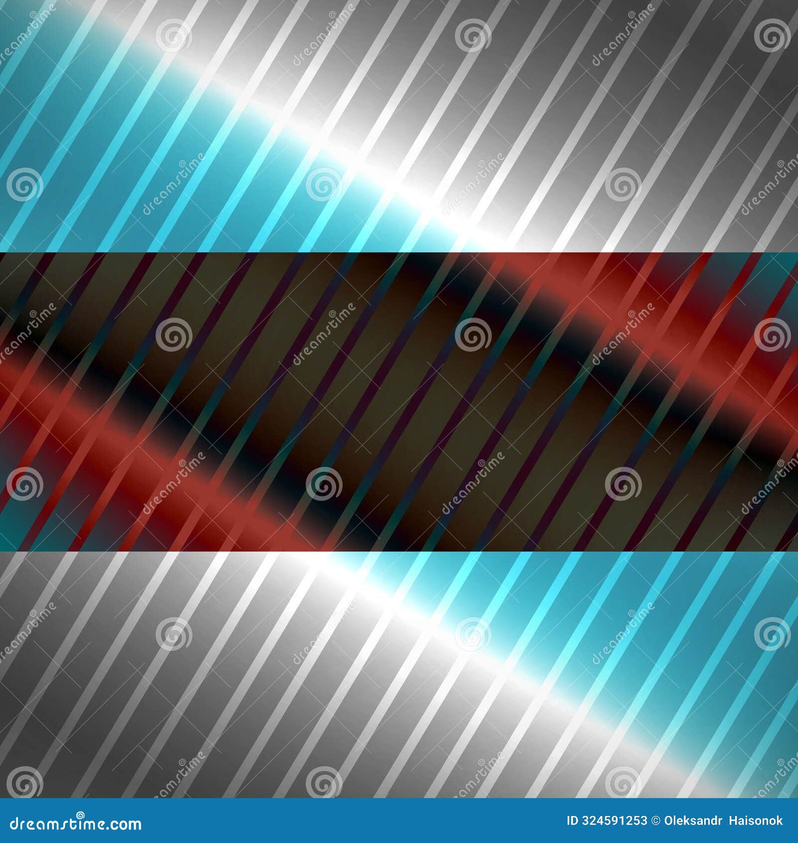 Vector Glow Lines Seamless Pattern. Abstract Glowing Lines Gray ...