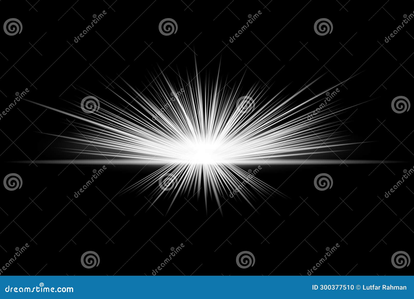 Vector Glow White Light Effect Stock Vector - Illustration of sunbeam ...
