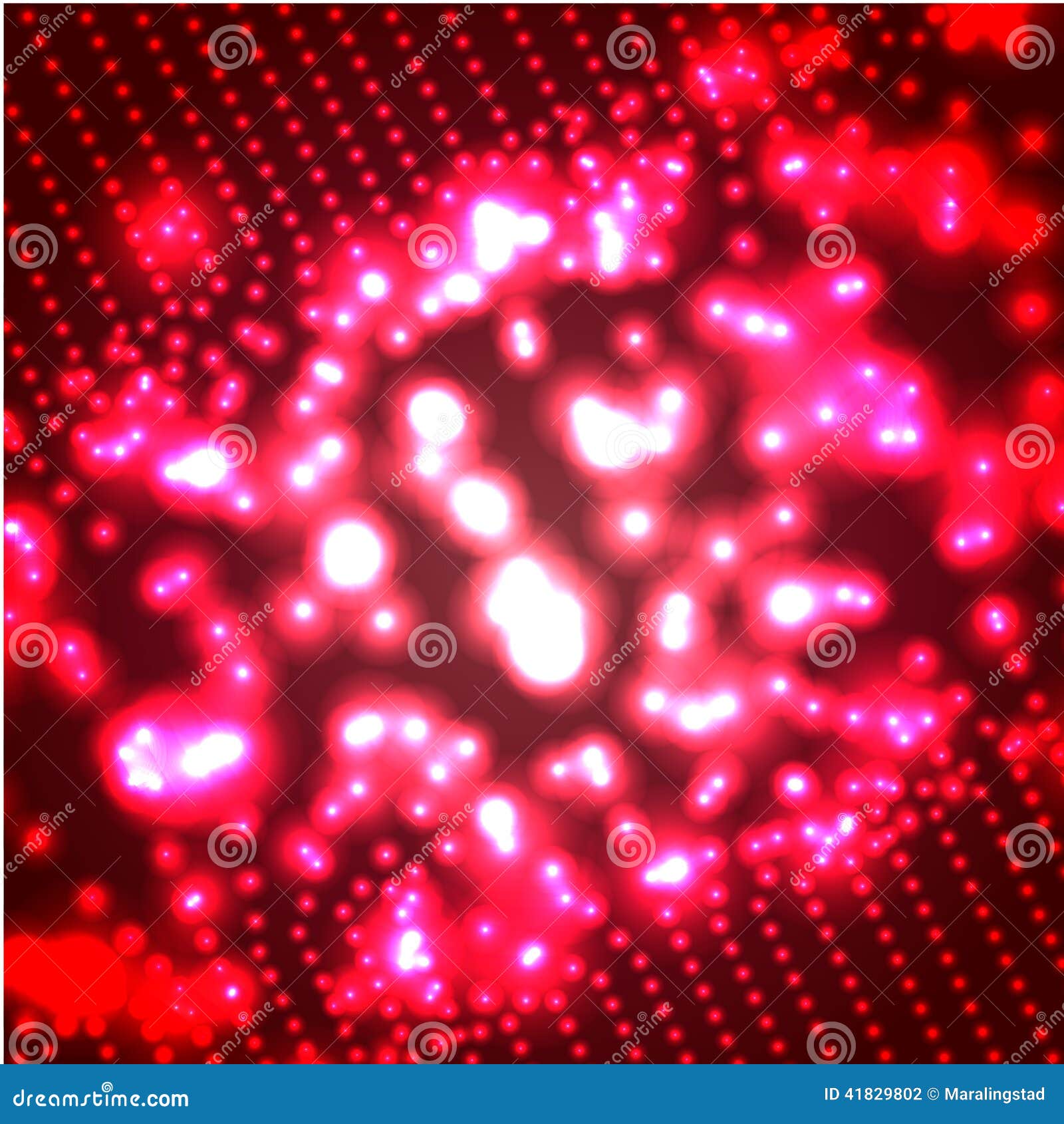 Vector Glowing Red Micro Cosmos Background. Eps10 Stock Vector ...